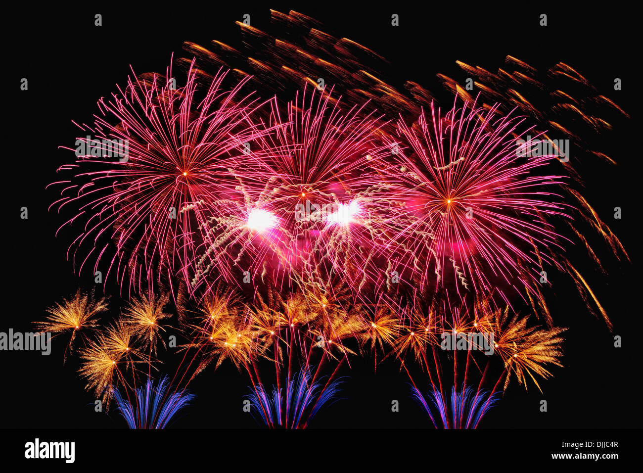 Fireworks Display; London, England Stock Photo - Alamy