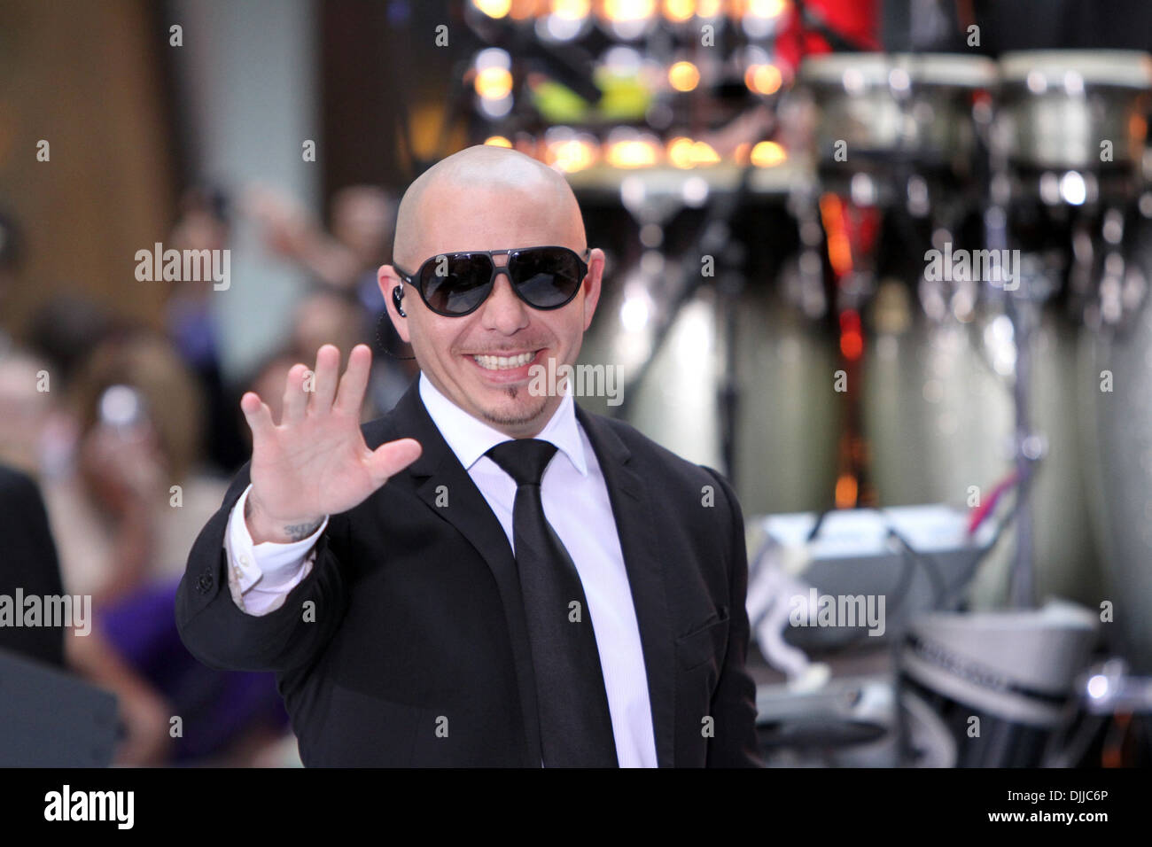 Pitbull performing live at Rockefeller Center as part of 'Today' show's ...