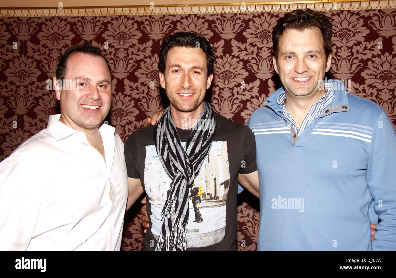 Daniel Cooney Aaron Lazar and Graham Rowat Celebration for New Cast of ...