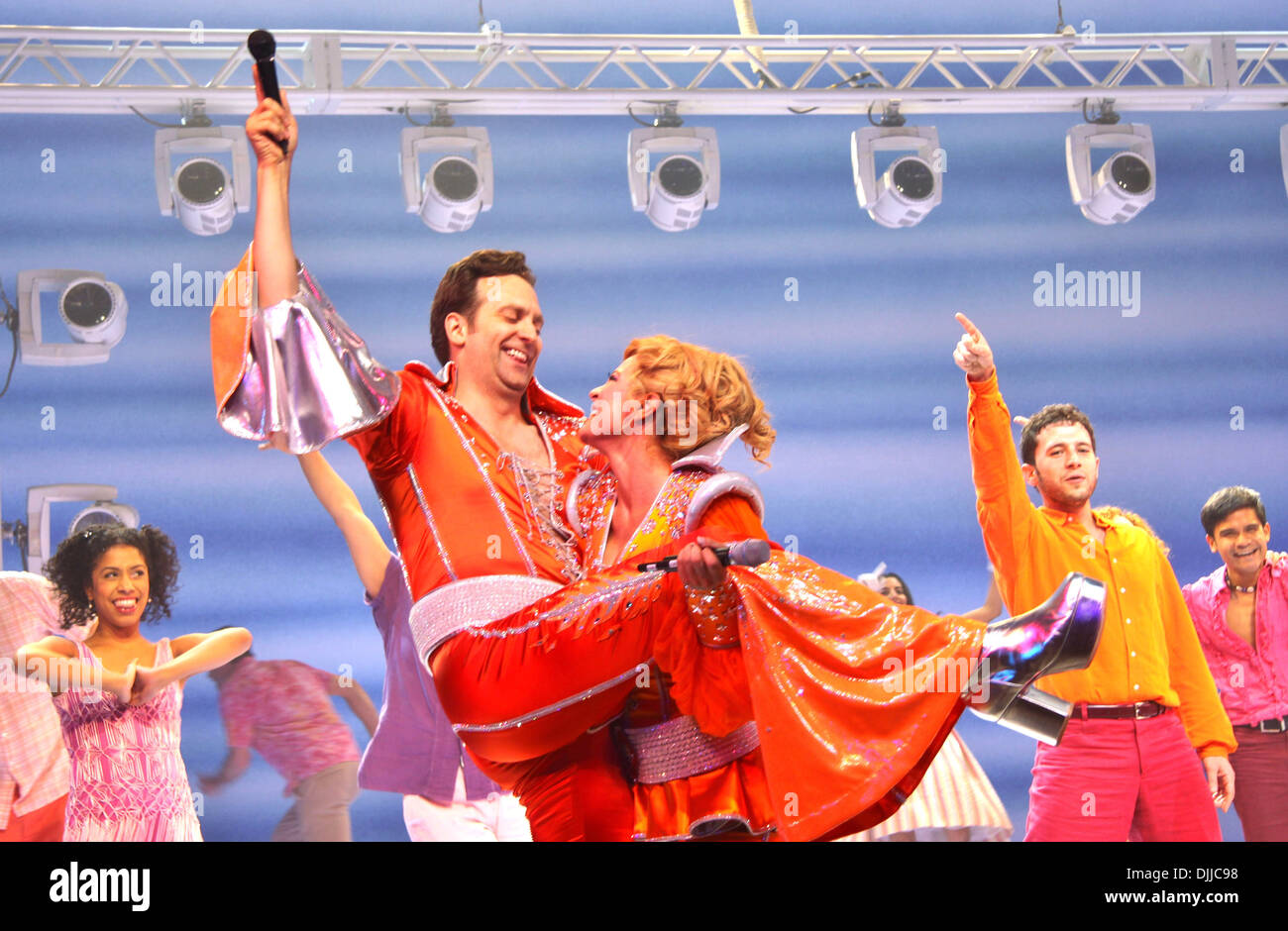 Graham Rowat and Felicia Finley Celebration for New Cast of Broadway ...