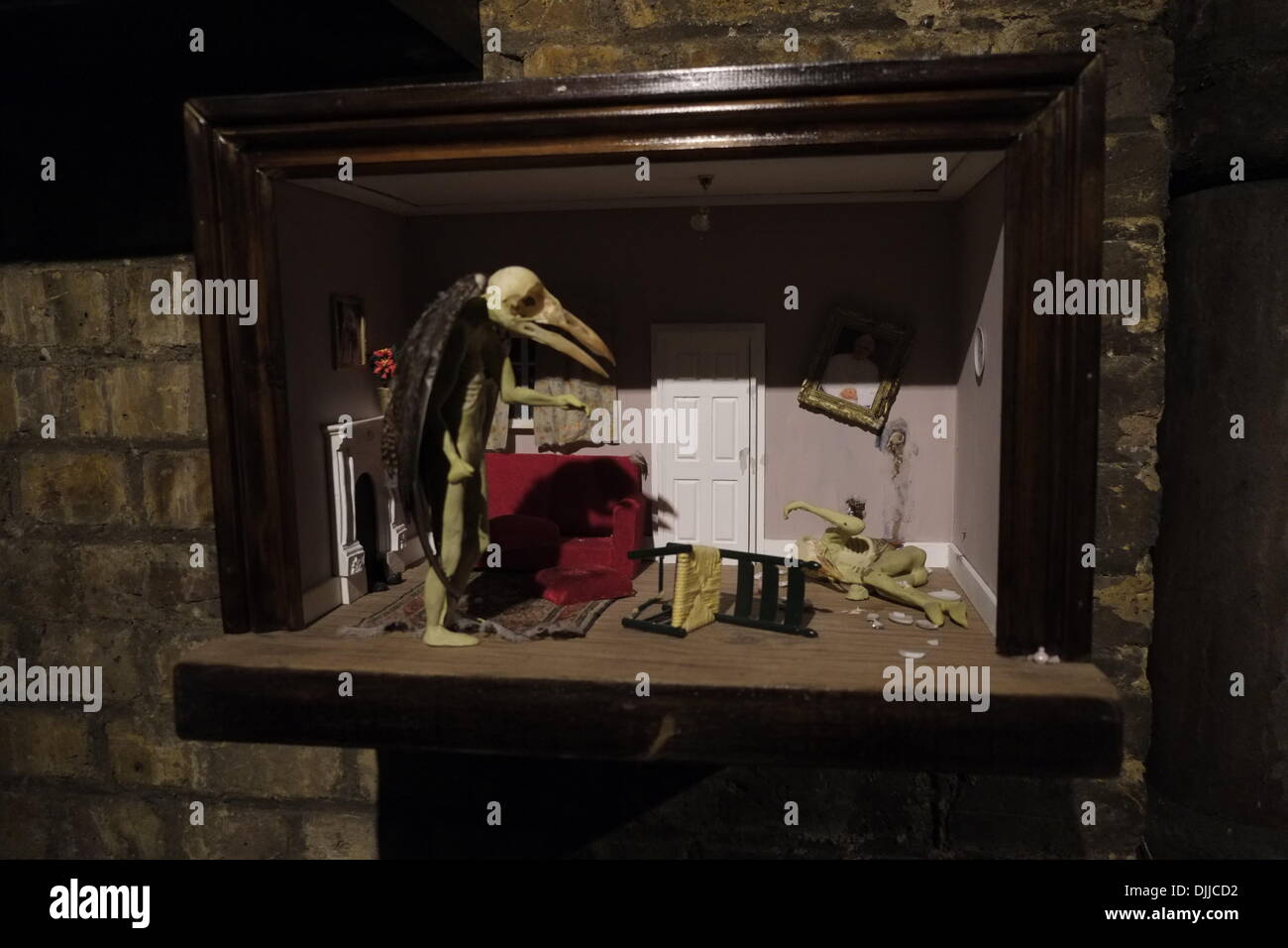 London, UK. 28th November 2013. Candice Tripp and Giles Walker's long ...