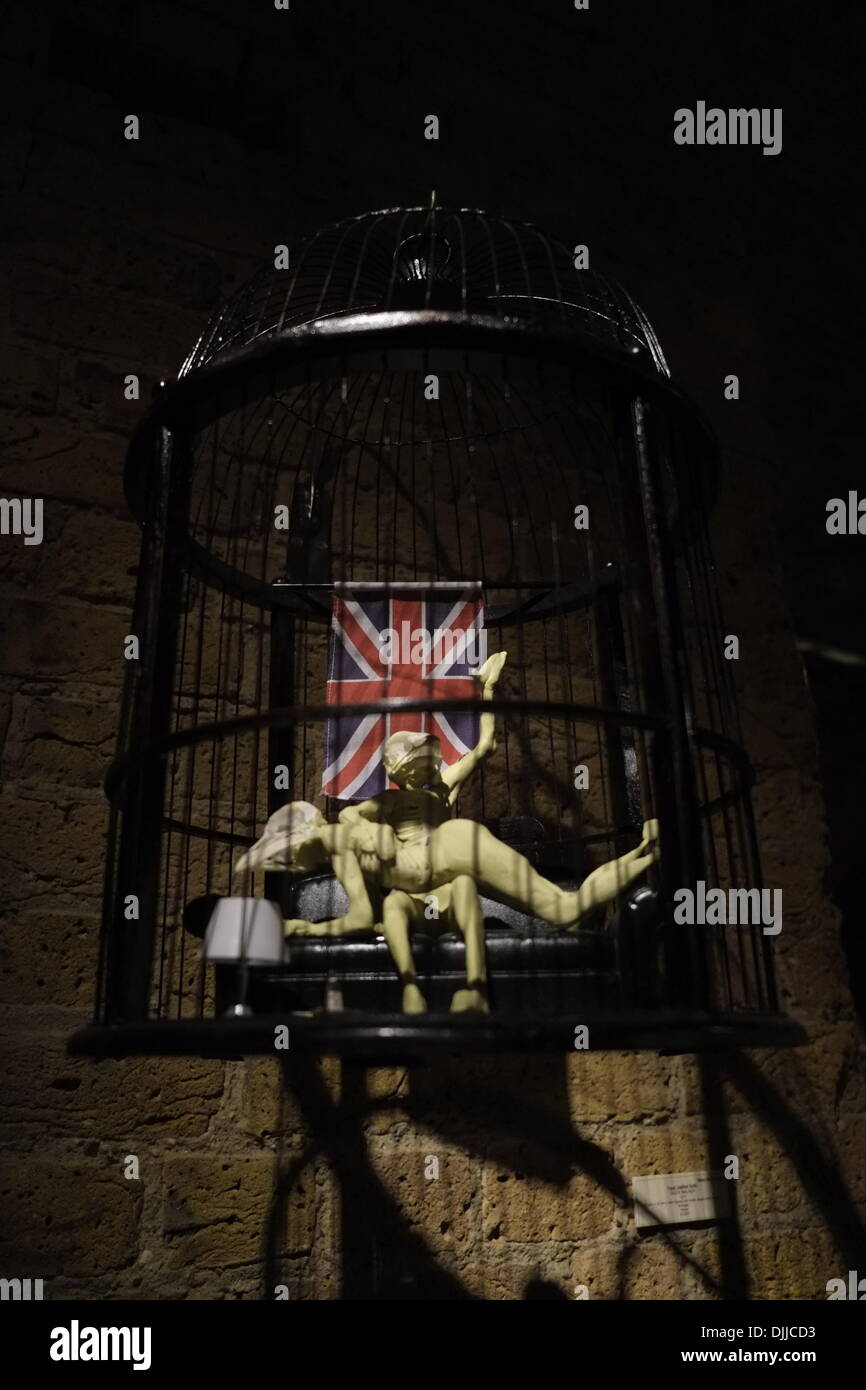 London, UK. 28th November 2013. Candice Tripp and Giles Walker's long ...