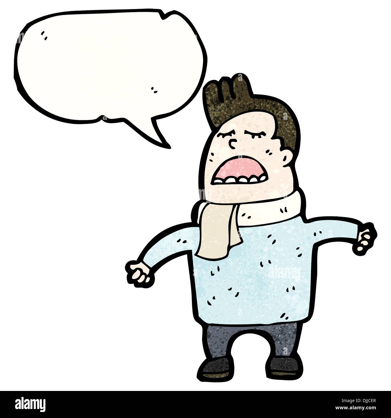 Retro cartoon with texture. Isolated on White Stock Vector Image & Art ...