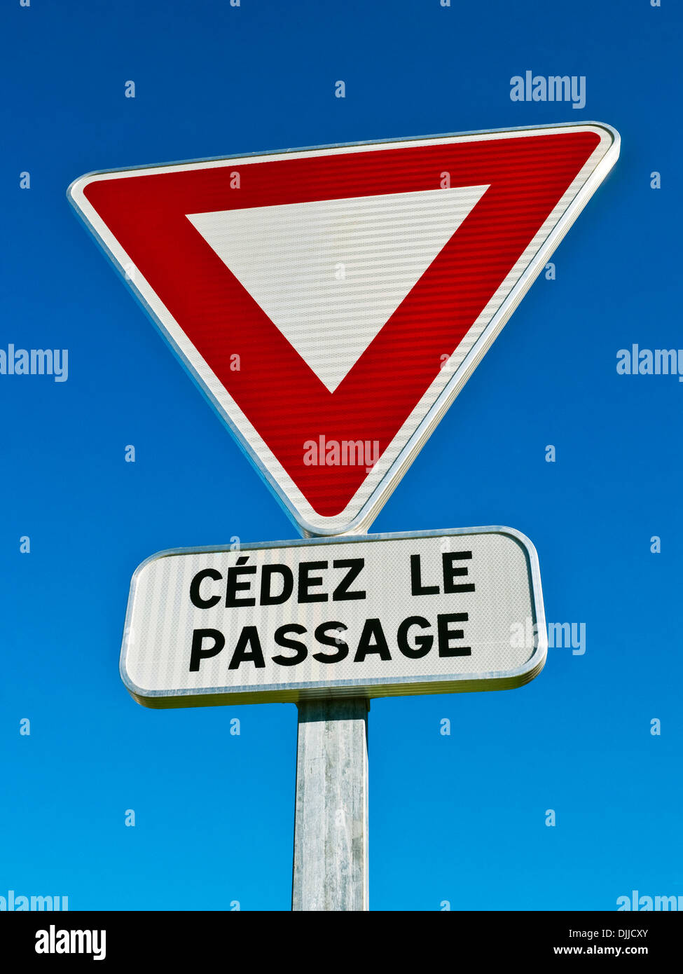 Roadsign french road sign hi-res stock photography and images - Alamy