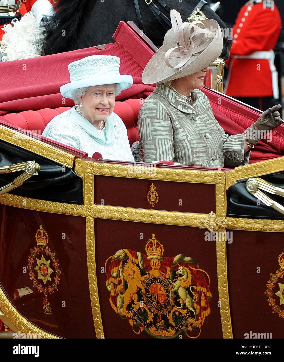 Queen Elizabeth II and Camilla Duchess of Cornwall Diamond Jubilee ...