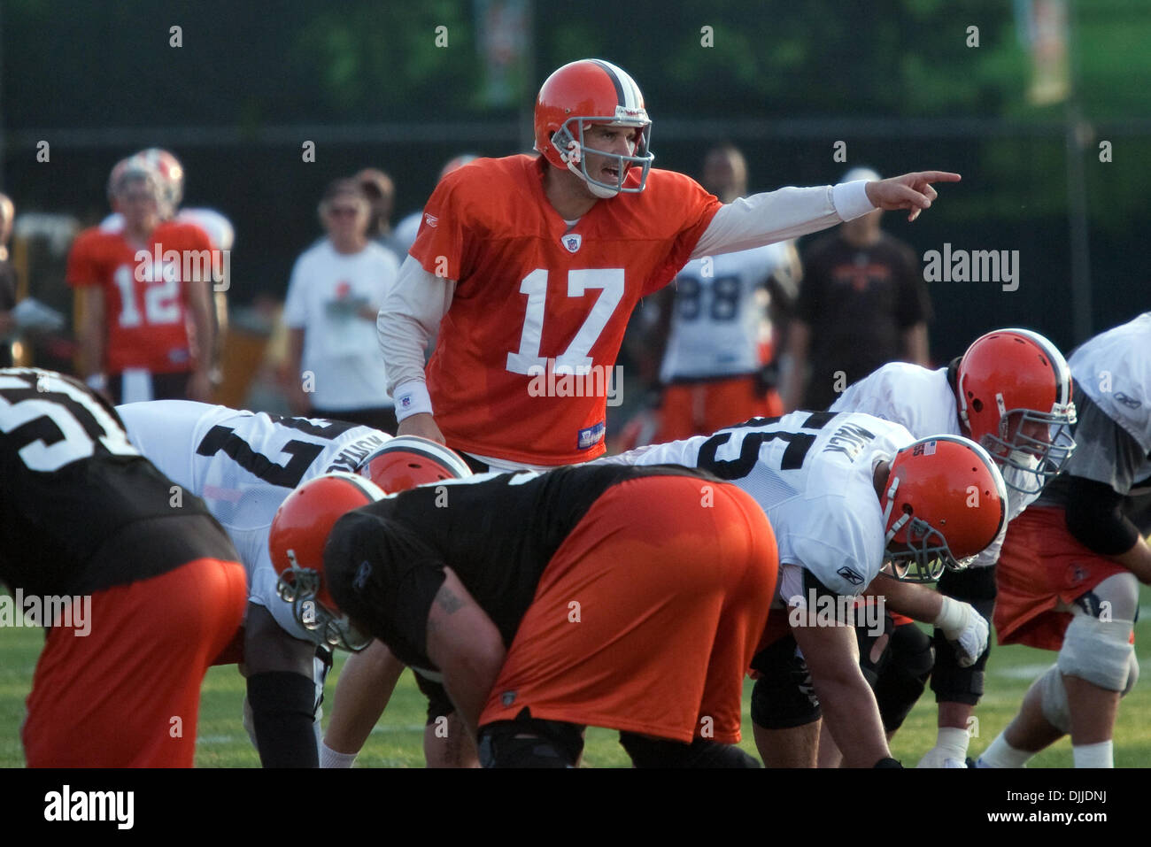 10 August 2010: Cleveland Browns quarterback JAKE DELHOMME (17 ...