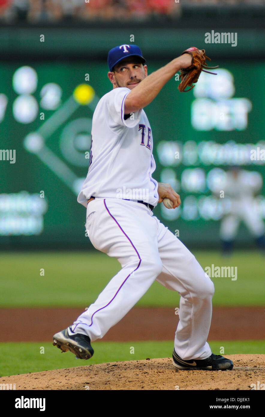 Aug. 11, 2010 - Arlington, Texas, USA - August 11, 2010. Rangers ...