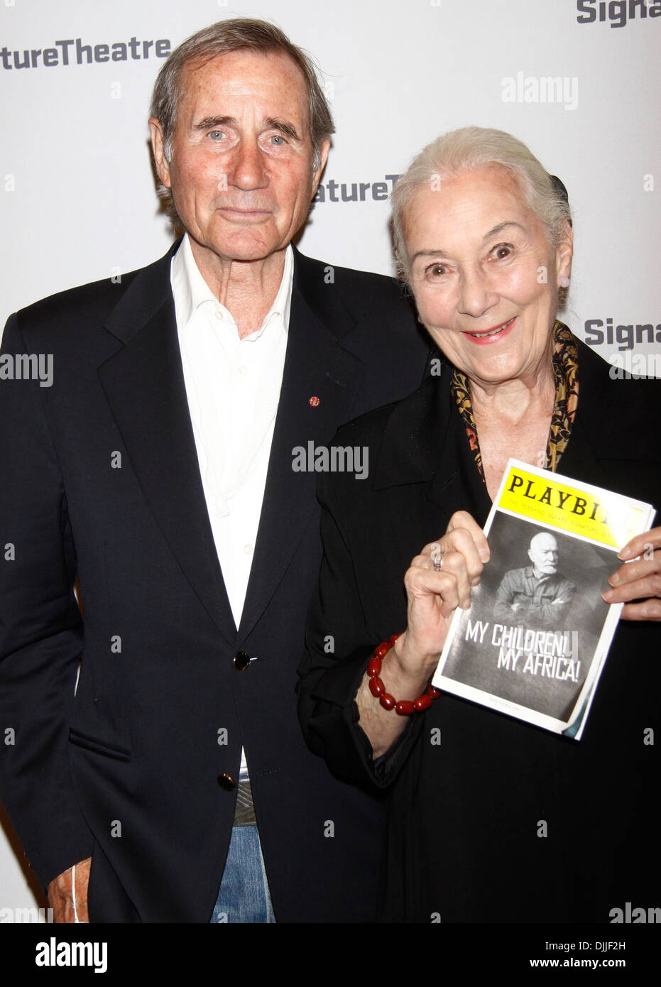 Jim Dale and Rosemary Harris Opening night party for Off-Broadway play ...