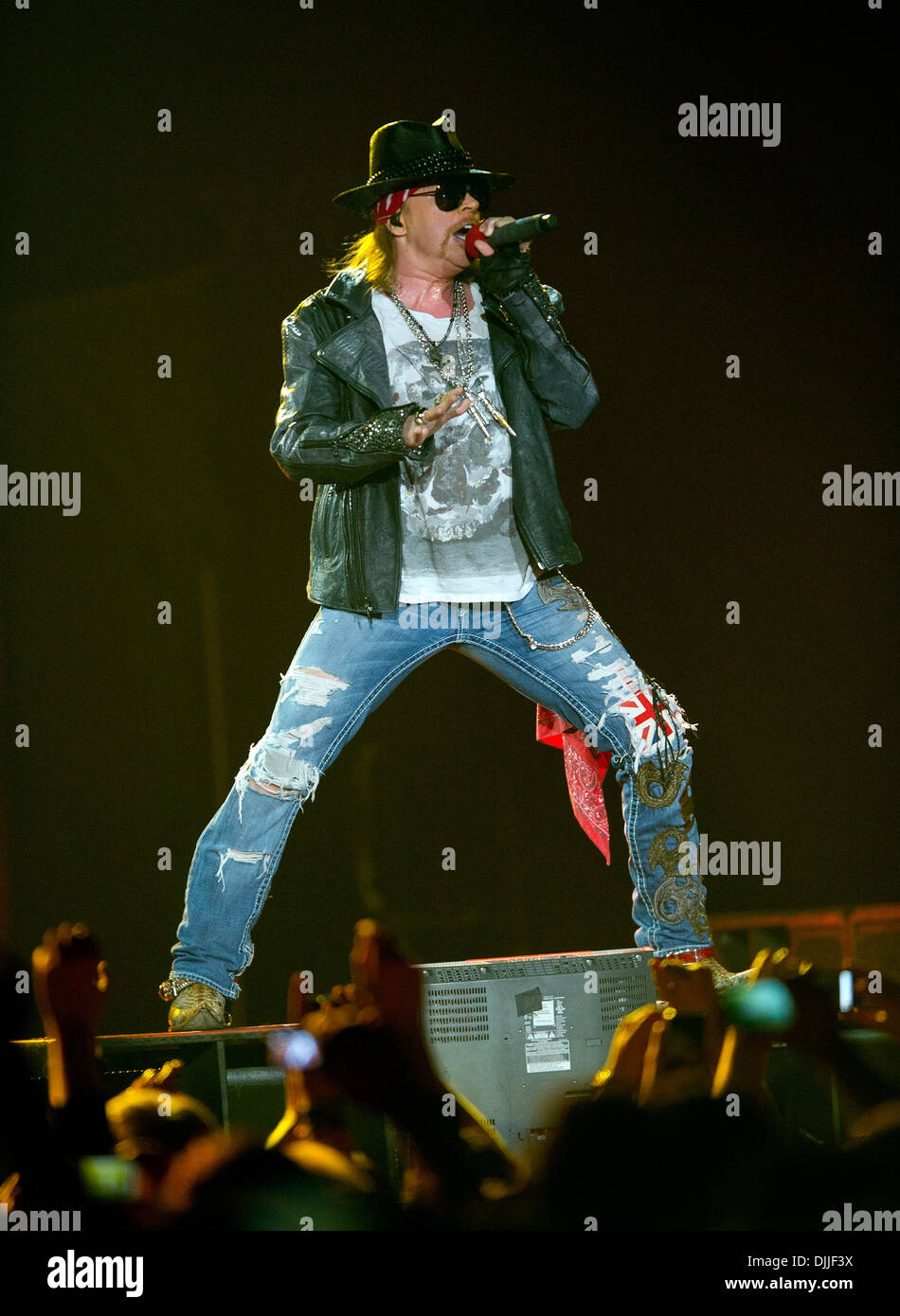 Guns N' Roses perform at Ahoy Stadium Rotterdam Netherlands - 04.06.12 ...