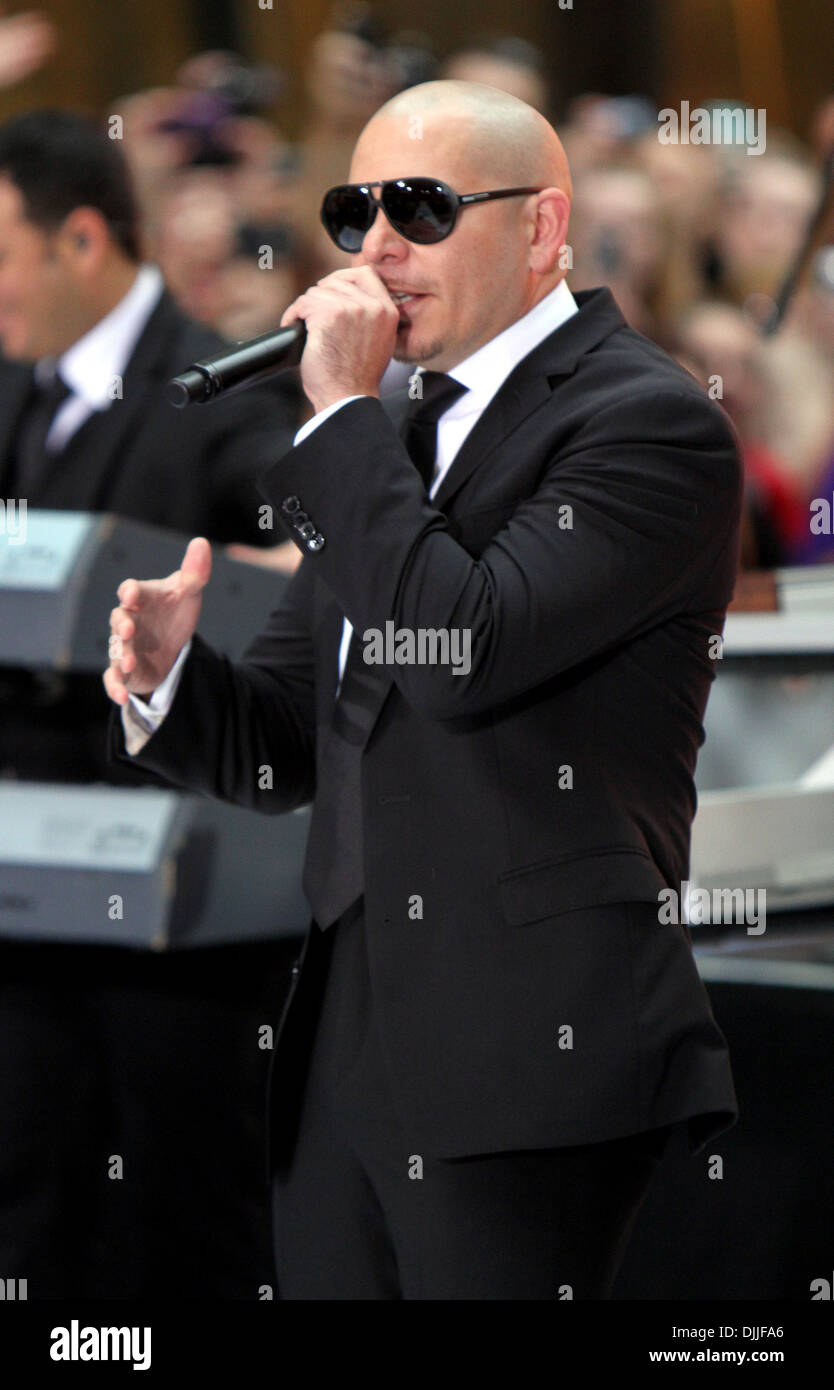 Pitbull performing live at Rockefeller Center as part of 'Today' show's ...