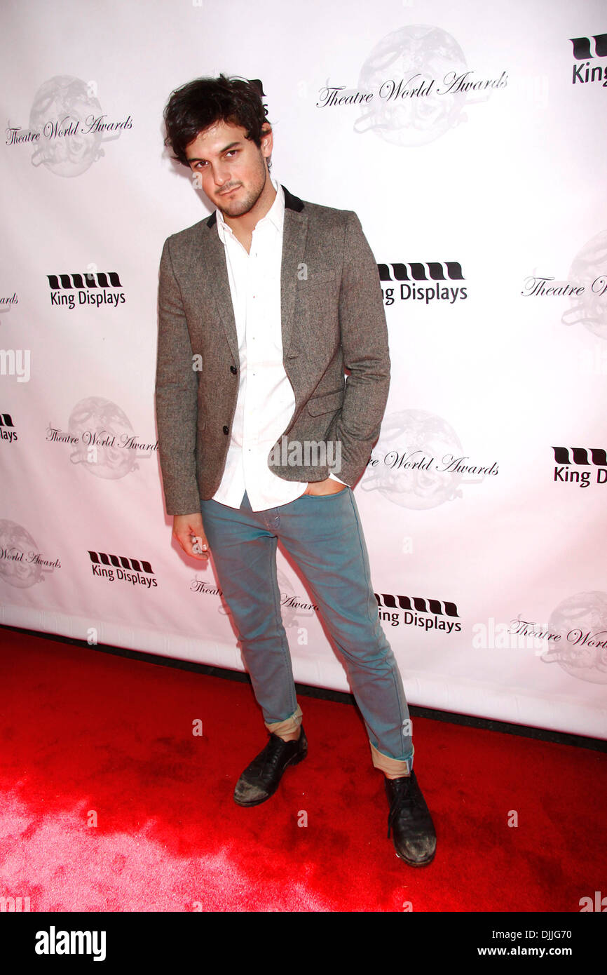Wesley Taylor 2012 Theatre World Awards held at Belasco Theatre ...