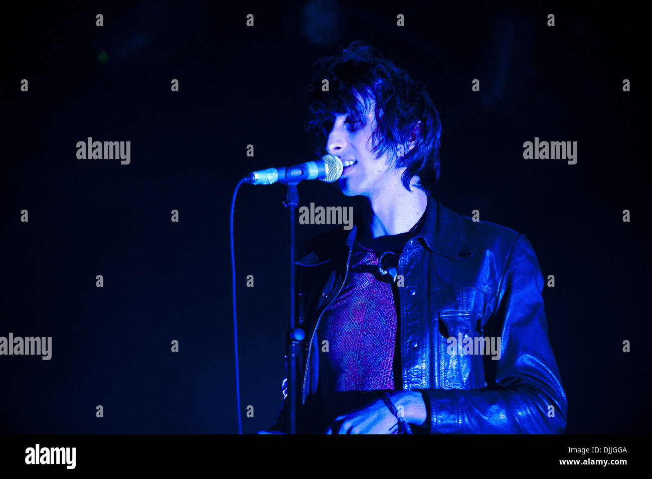 The Horrors Faris Badwan perform live at O2 Brixton Academy London ...