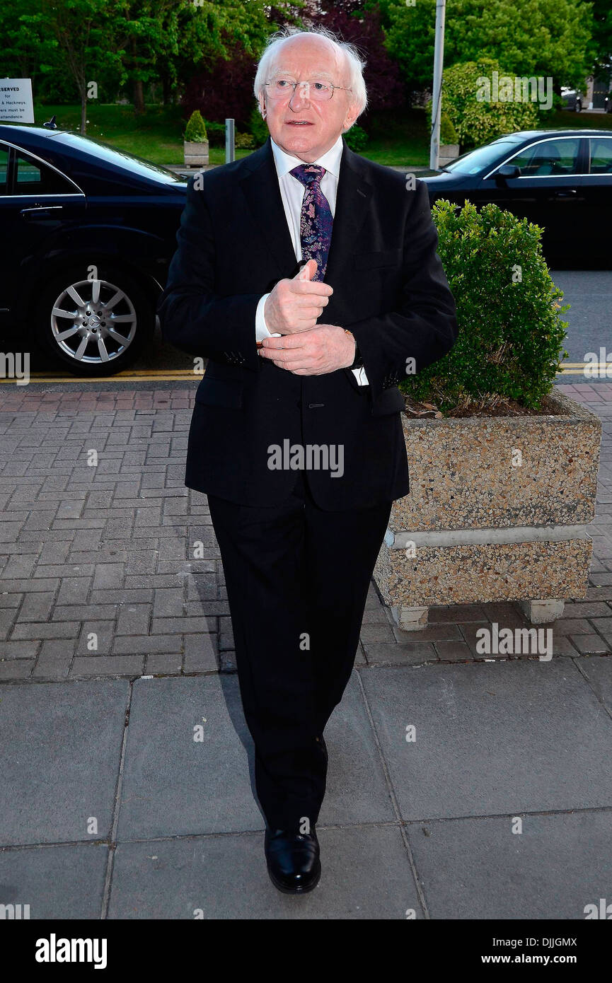 Michael D Higgins Celebrities outside RTE Studios for 'The Late Late ...