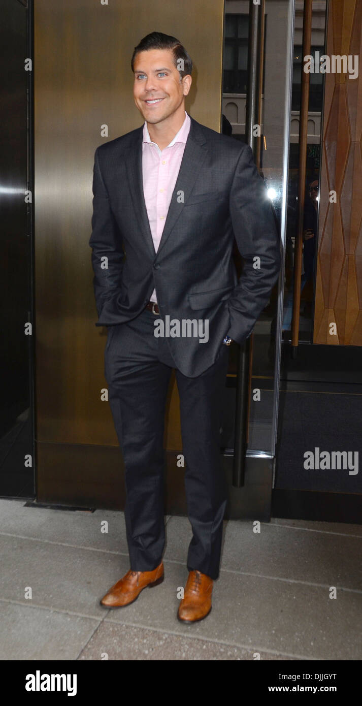 Fredrik Eklund( aka Tag Eriksson) Celebrities outside Trump Soho Hotel ...