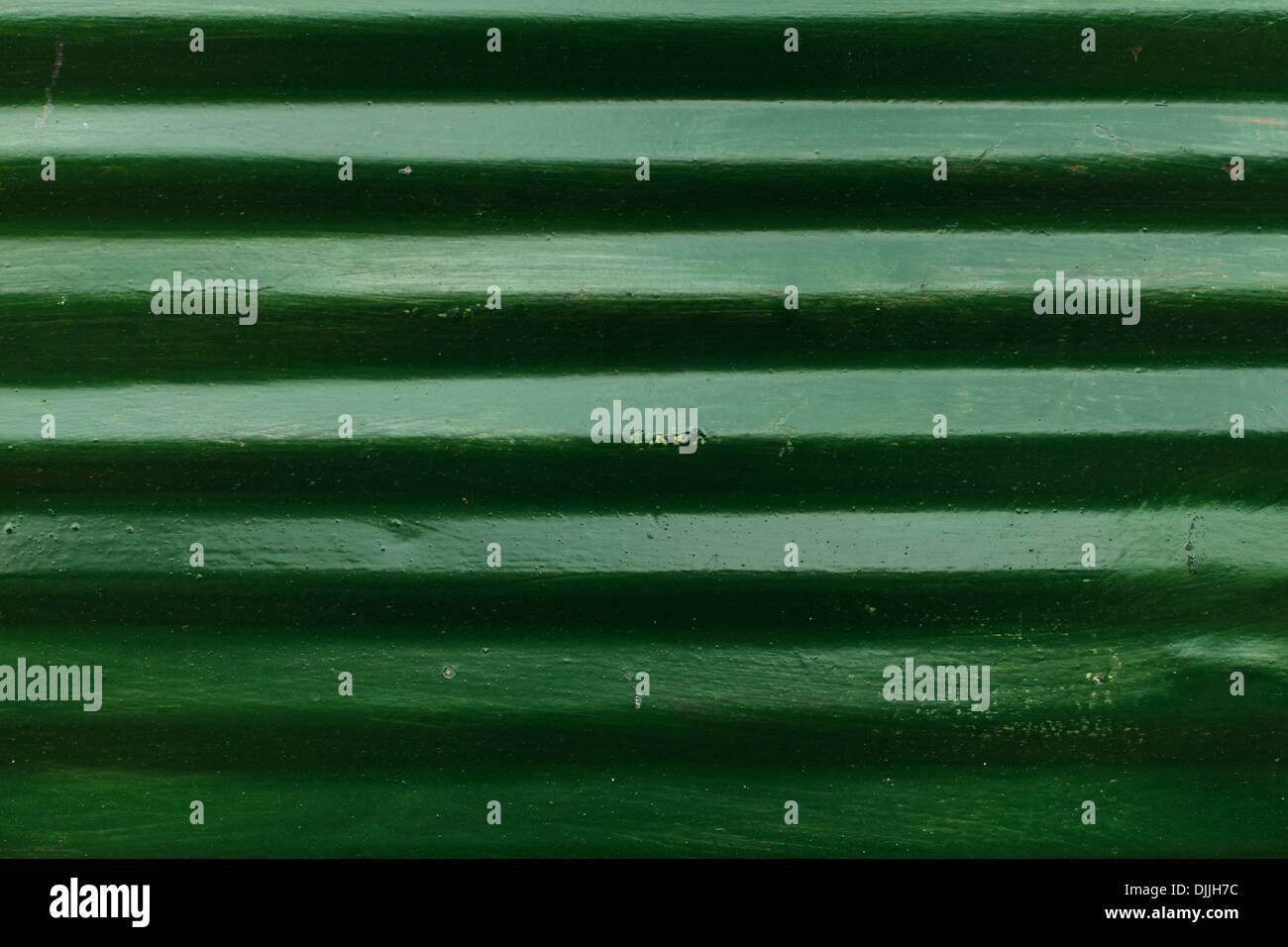 Green colour corrugated metal sheet background Stock Photo - Alamy