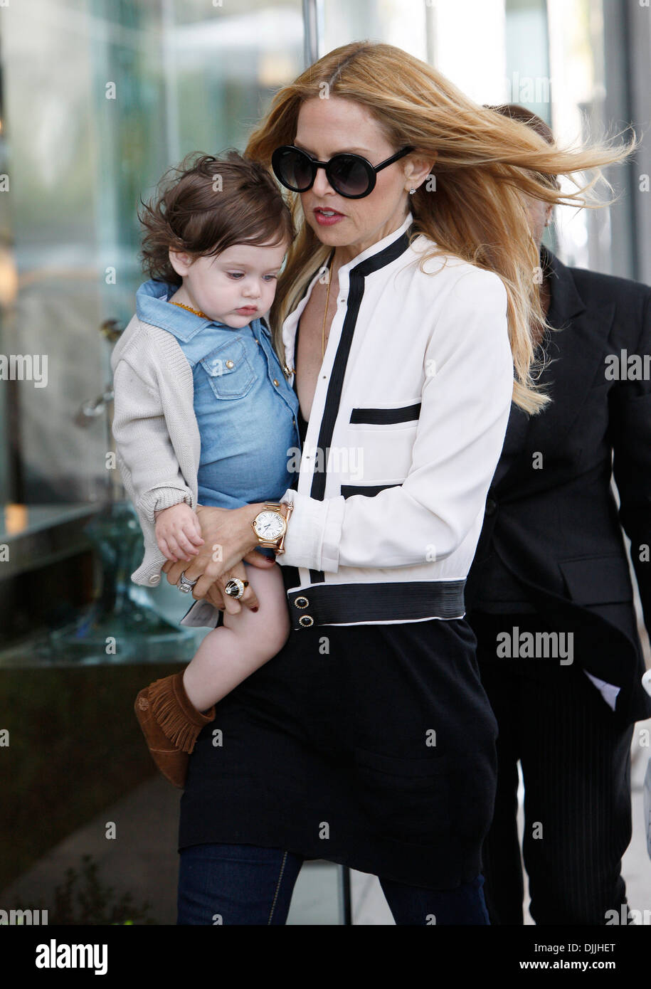 Rachel Zoe seen out and about with son Skylar in West Hollywood Los ...