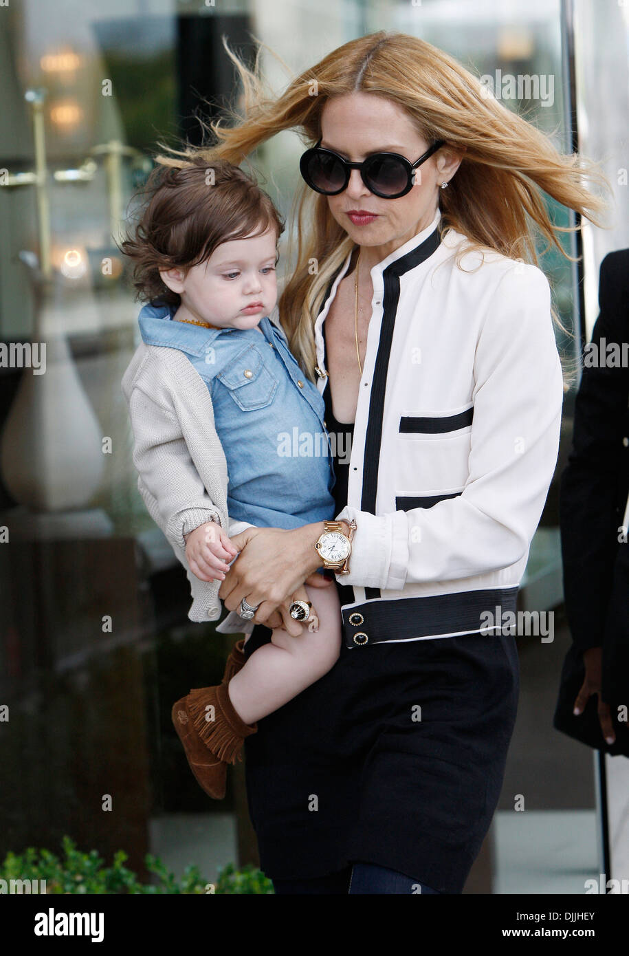Rachel Zoe Out Son Skylar Stock Photos & Rachel Zoe Out Son Skylar ...