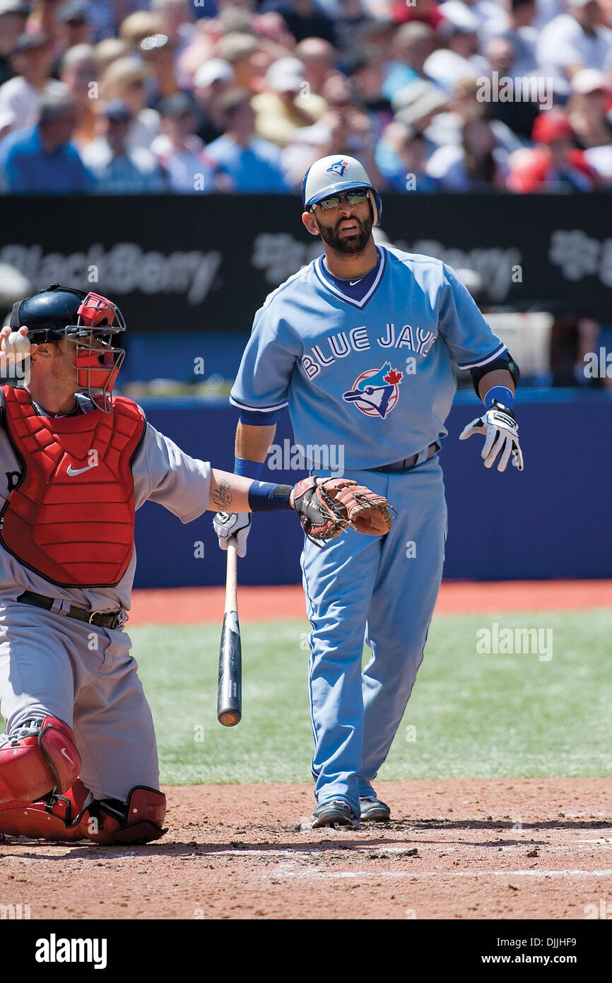 12 August, 2010..The Toronto Blue Jays JOSE BAUTISTA at bat. The ...