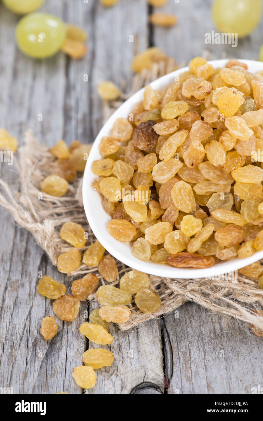 Dried Grapes with fresh fruits Stock Photo - Alamy