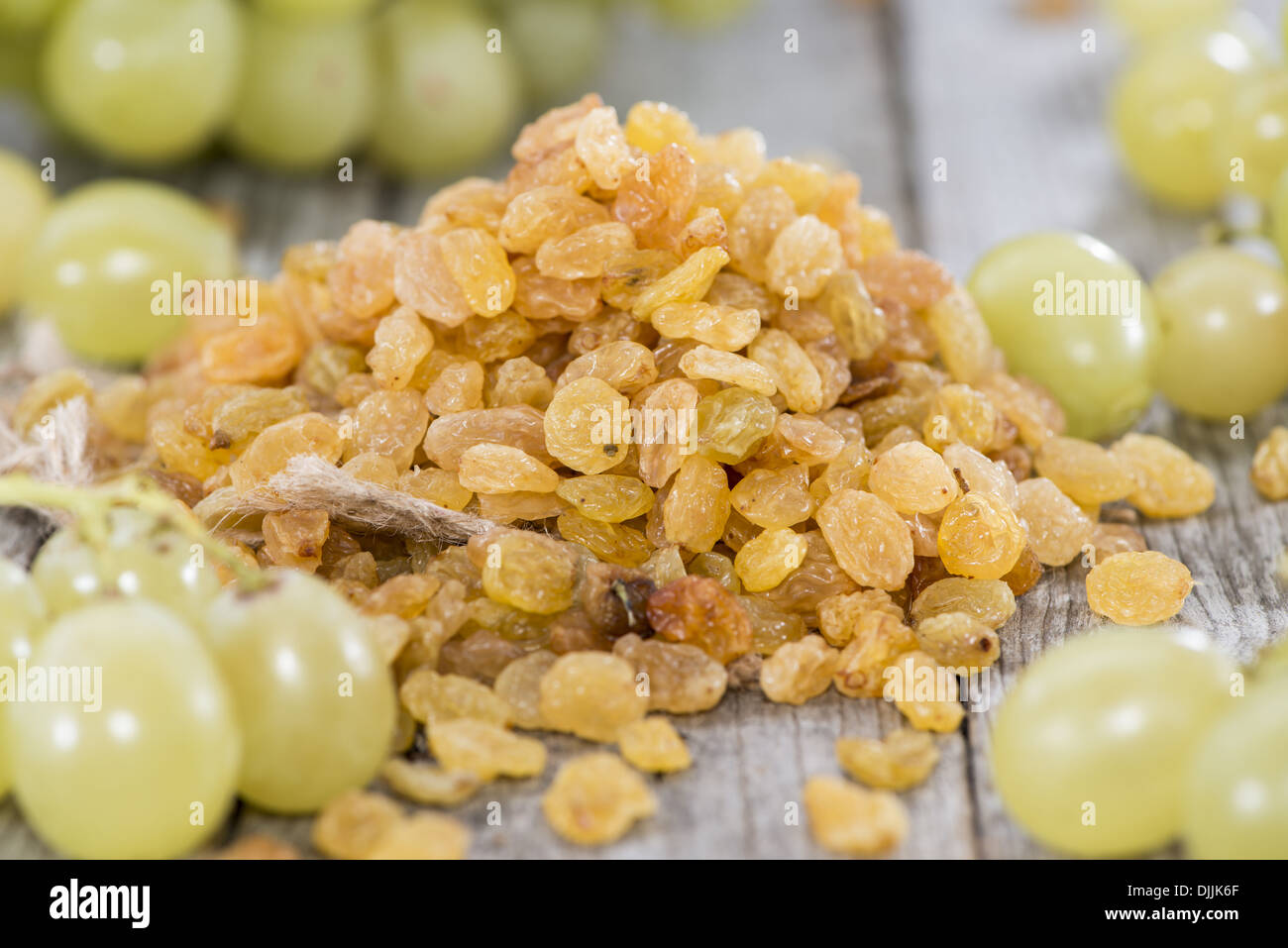 Dried Grapes with fresh fruits Stock Photo - Alamy