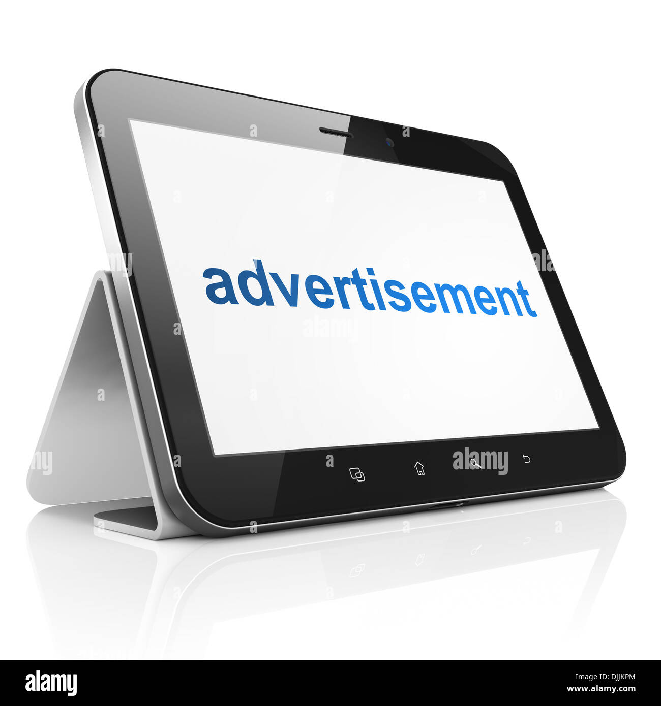 Advertising concept: Advertisement on tablet pc computer Stock Photo ...