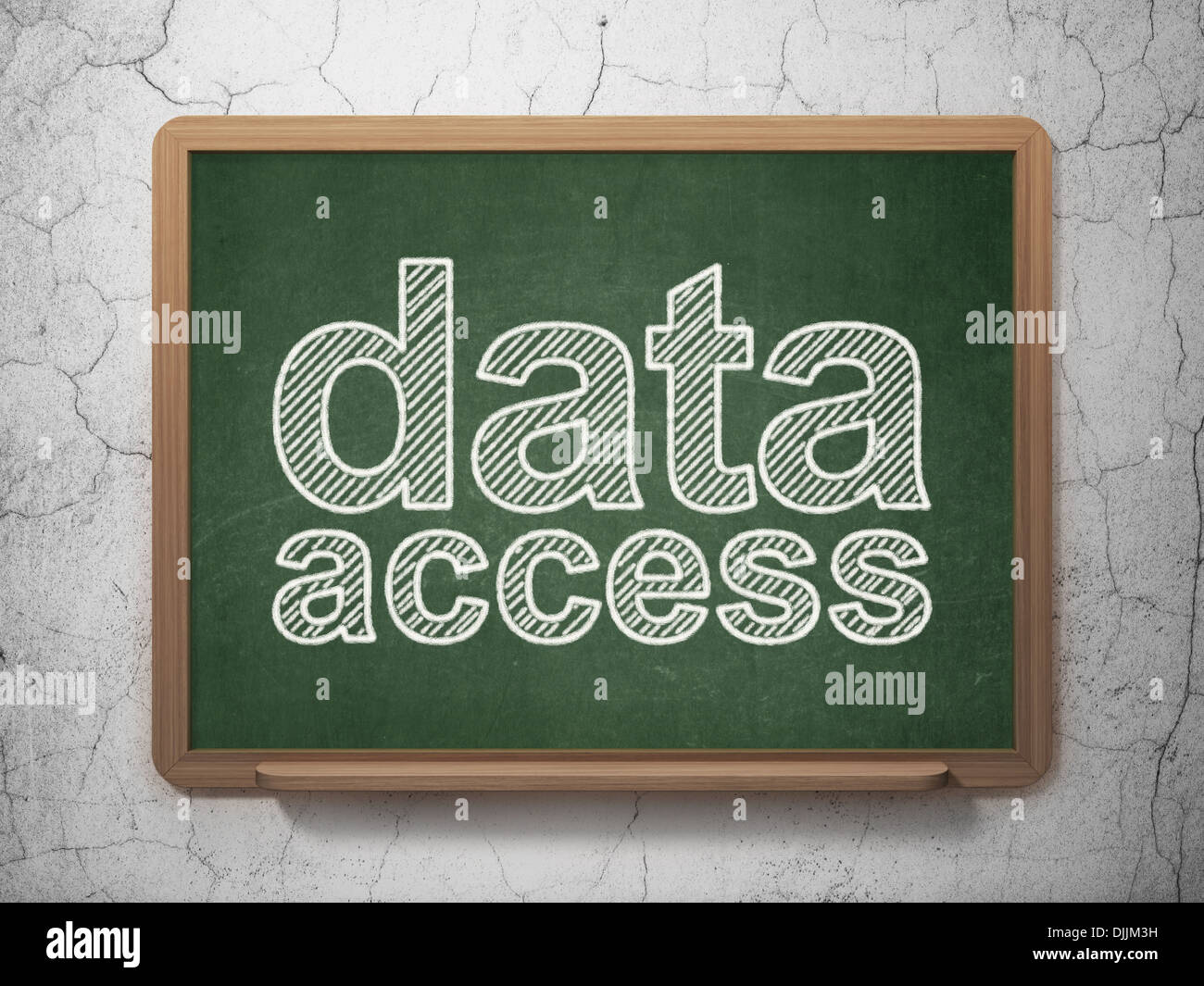 Data concept: Data Access on chalkboard background Stock Photo - Alamy