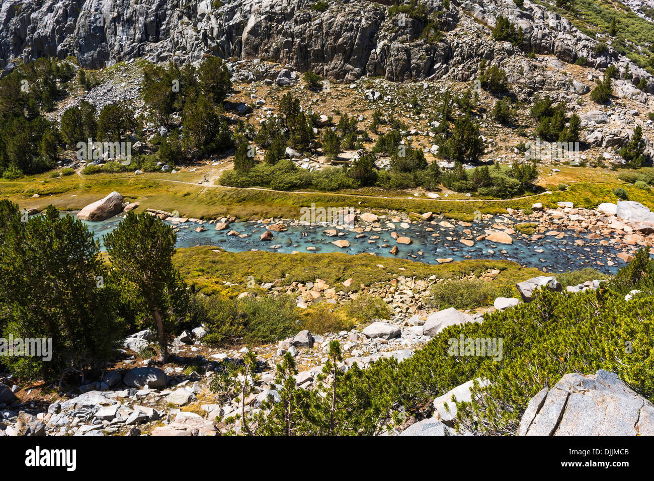 Sam Mack Meadow under the Palisades, John Muir Wilderness, California ...