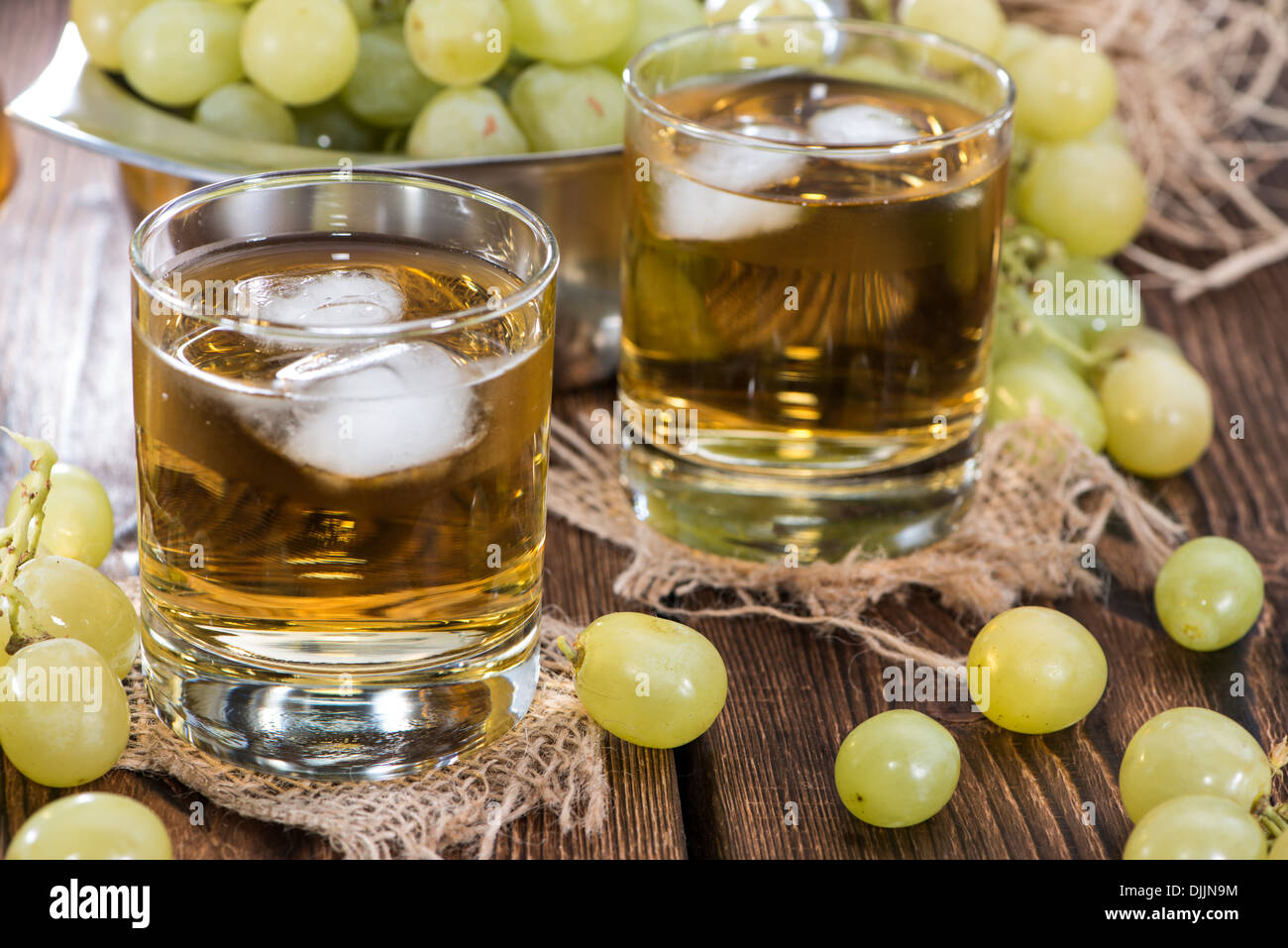 Grape juice ice in glass hi-res stock photography and images - Alamy