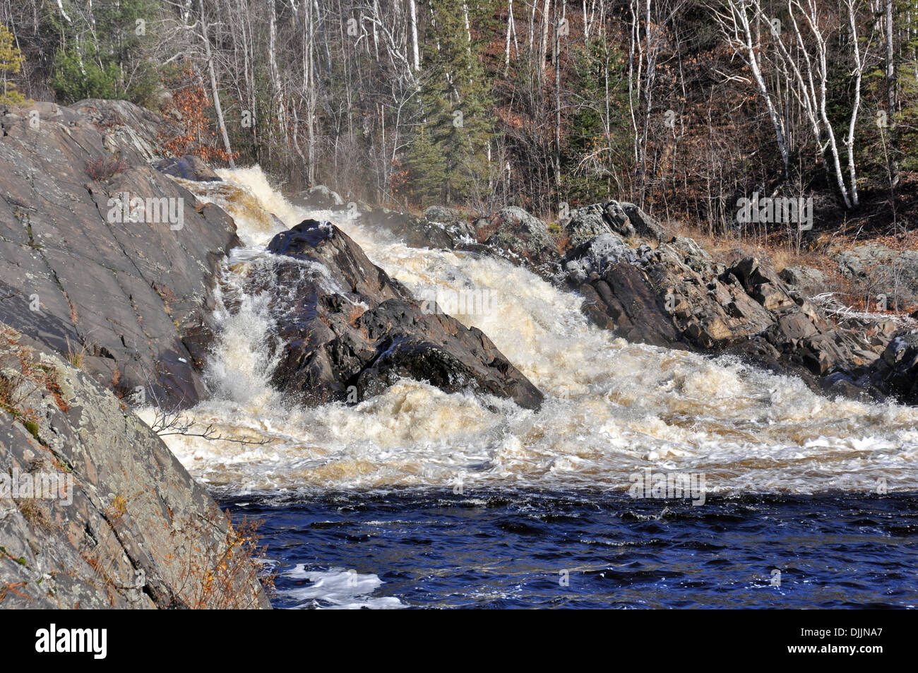 Waterfall in Northern Ontario, Canada Stock Photo - Alamy