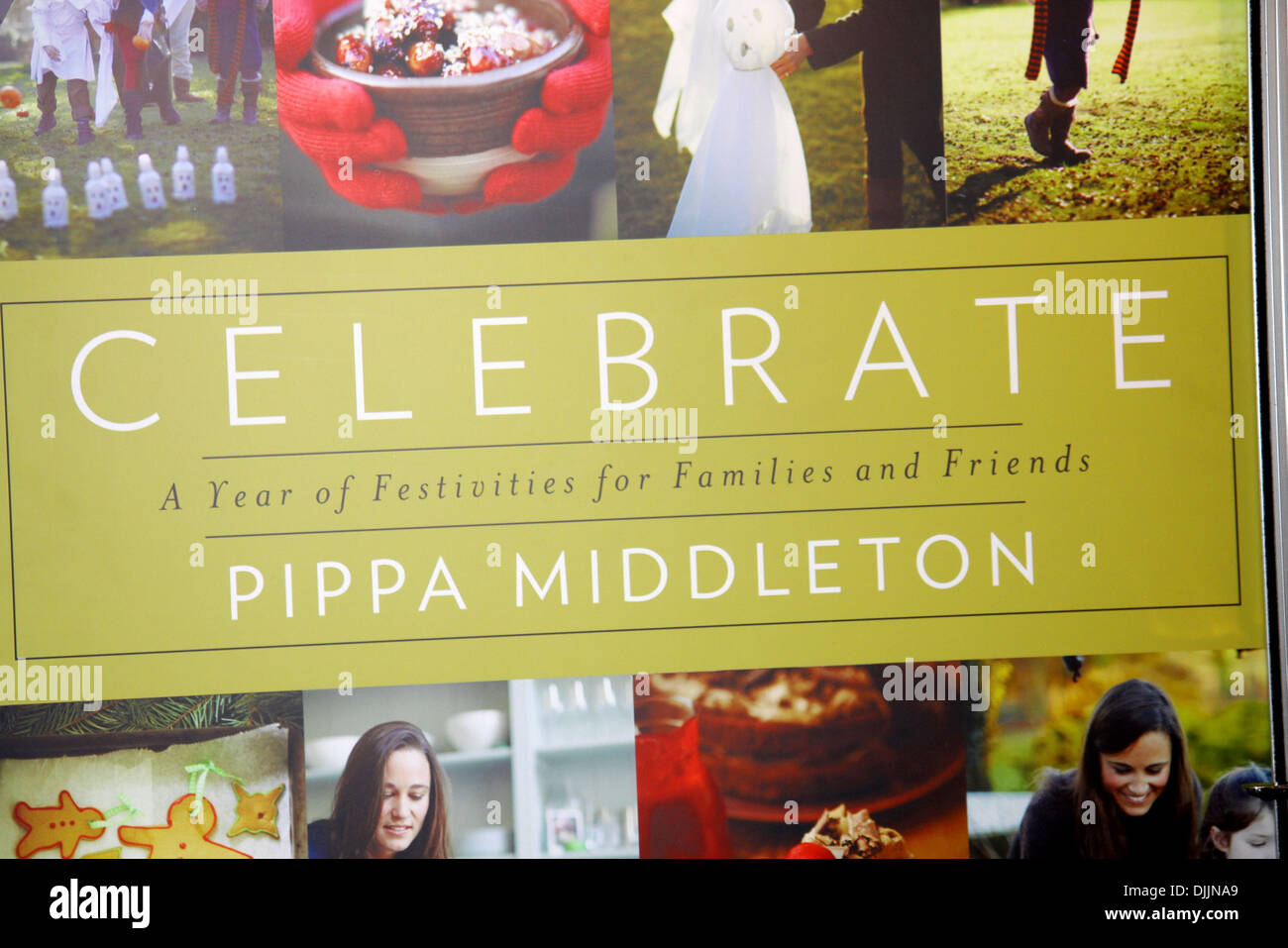 Pippa Middleton's book cover 'Celebrate' cover of Pippa Middleton book ...