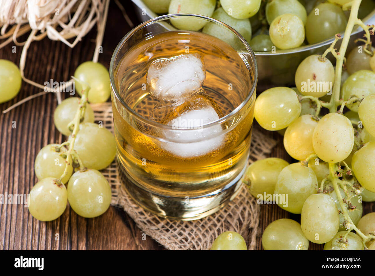 Chilled Grape Juice in a glass Stock Photo - Alamy