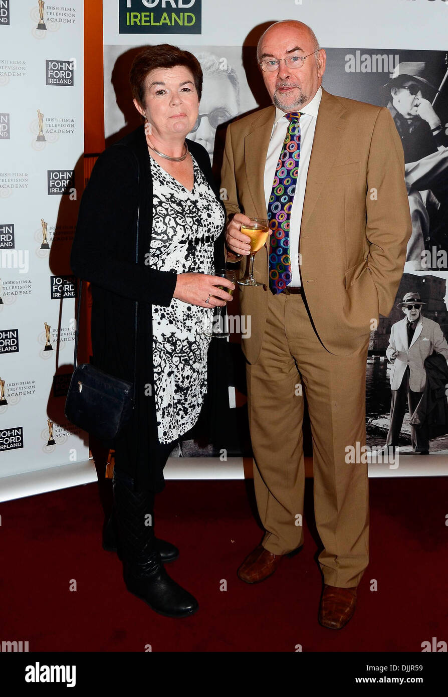 Liz Allman and Ruairi Quinn IFTA John Ford Ireland Symposium launch ...