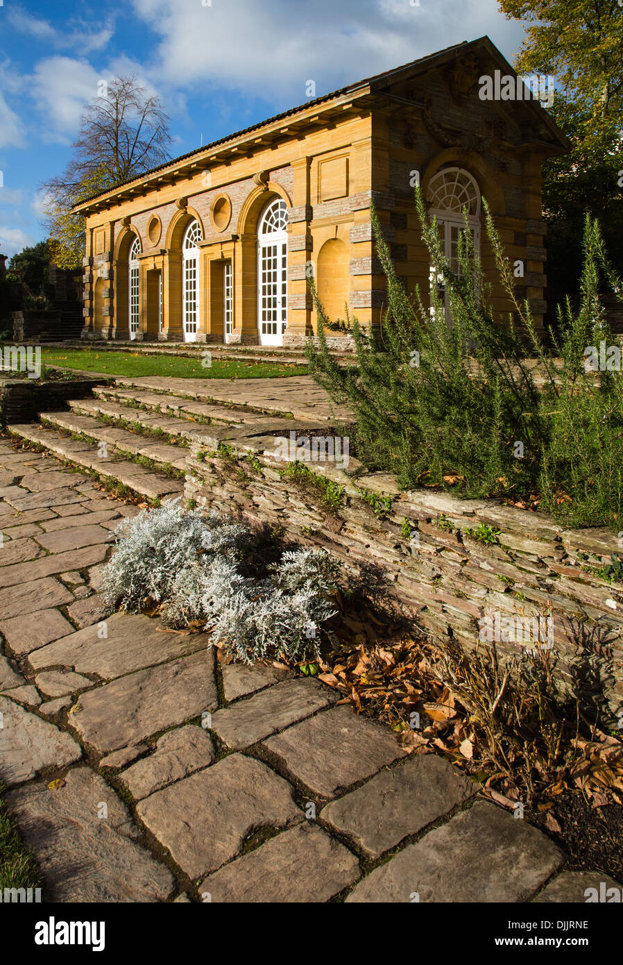 The orangery at Hestercombe Gardens near Taunton Somerset designed by ...