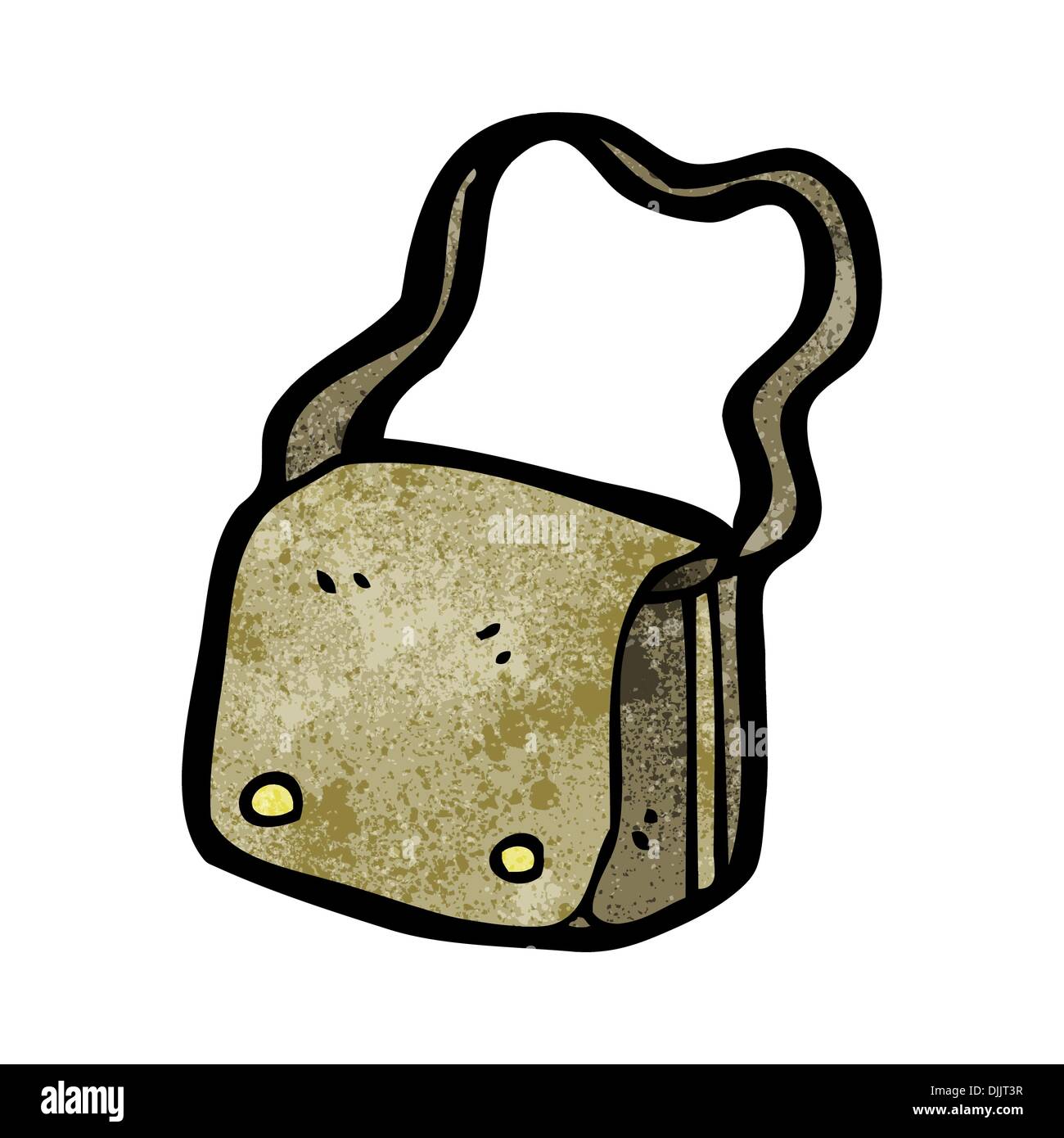 Cartoon character on school bag Cut Out Stock Images & Pictures - Alamy