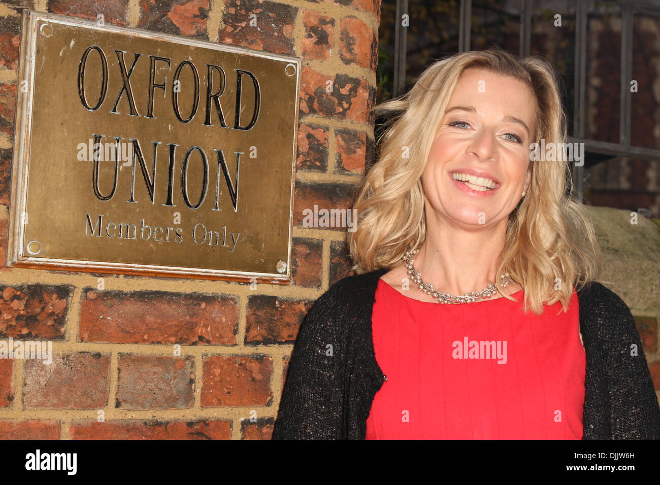 Katie hopkins poses oxford union hi-res stock photography and images ...