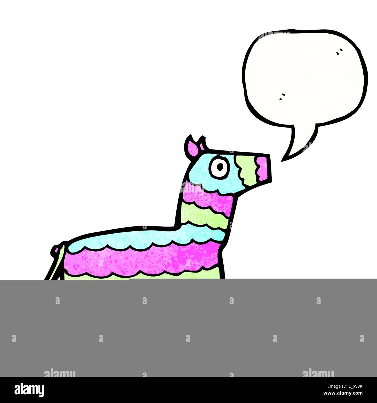 Cartoon happy donkey isolated on Cut Out Stock Images & Pictures - Alamy
