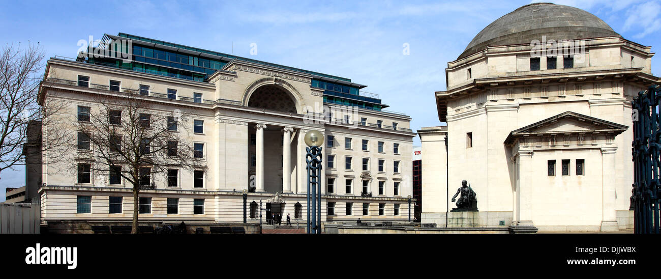 Exterior of Baskerville House, Centenary Square, Birmingham City, West Midlands, England, UK ...