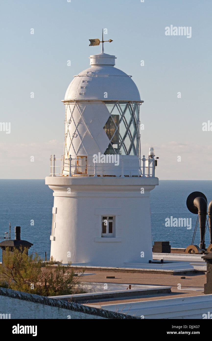Pendeen Lighthouse in Cornwall also known as Pendeen Watch Stock Photo ...