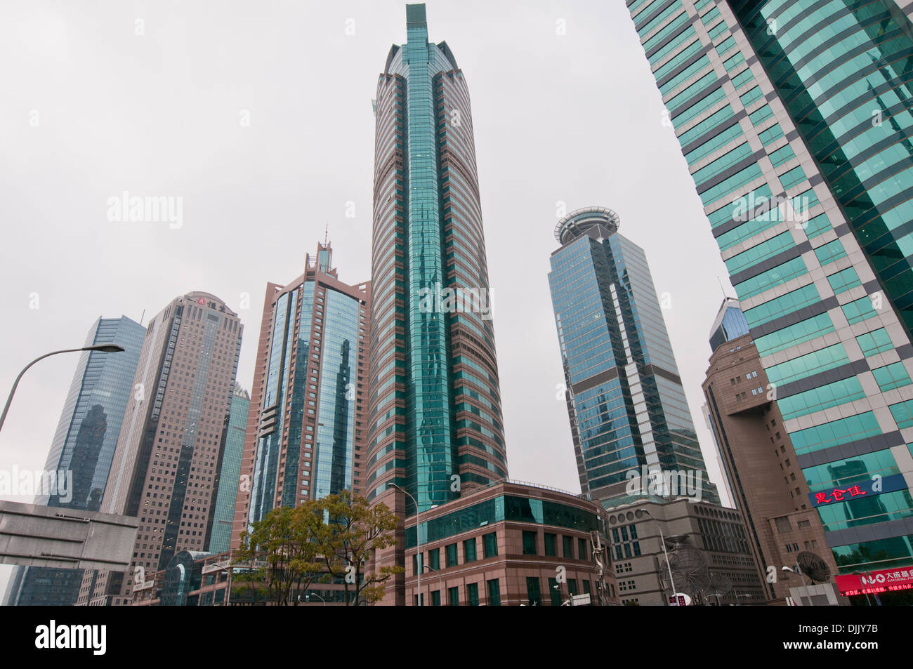 Buildings in Pudong District, Shanghai, China (SEE DESCRIPTION FOR ...