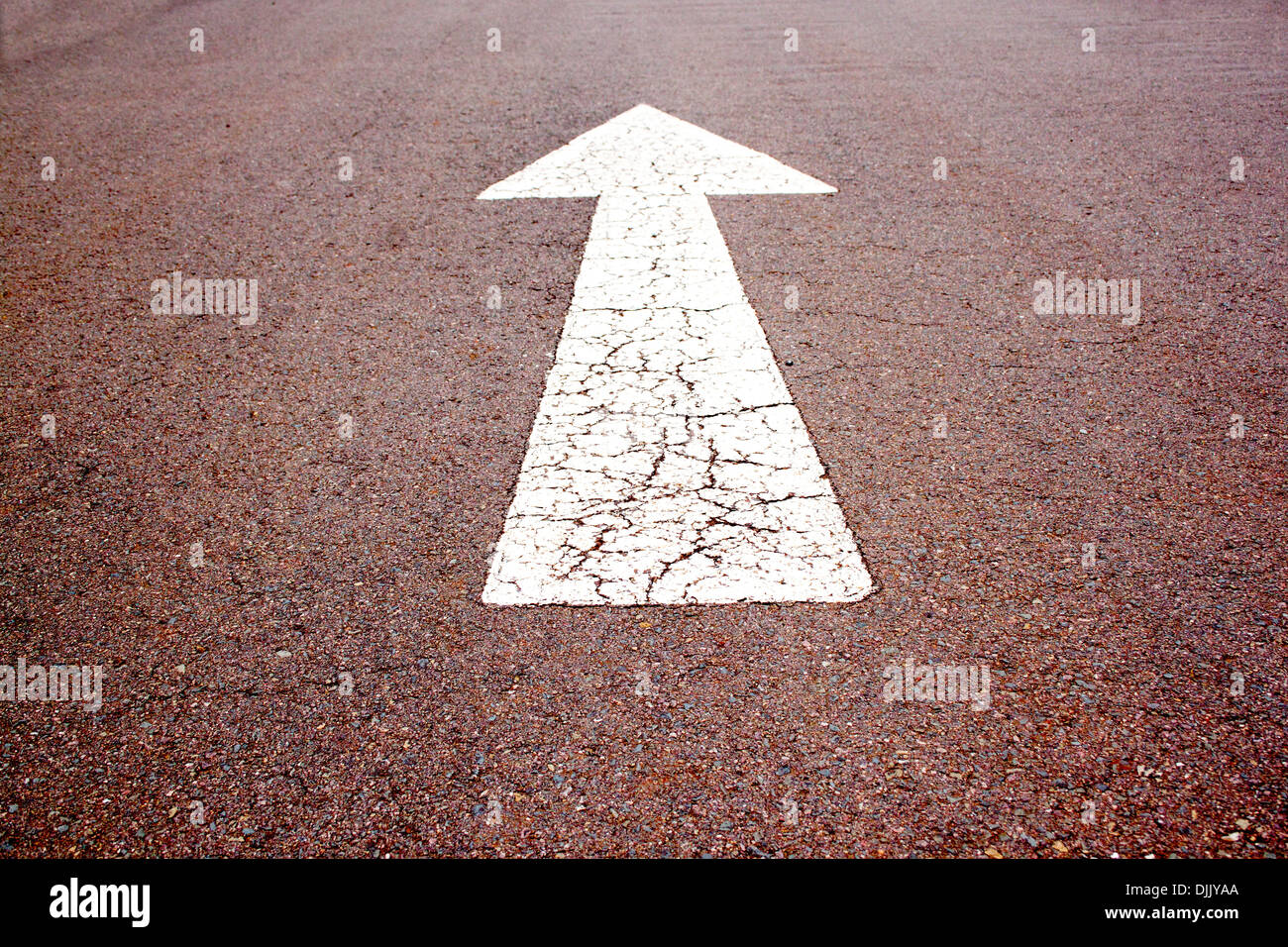 Road Markings Arrow Stock Photos & Road Markings Arrow Stock Images - Alamy