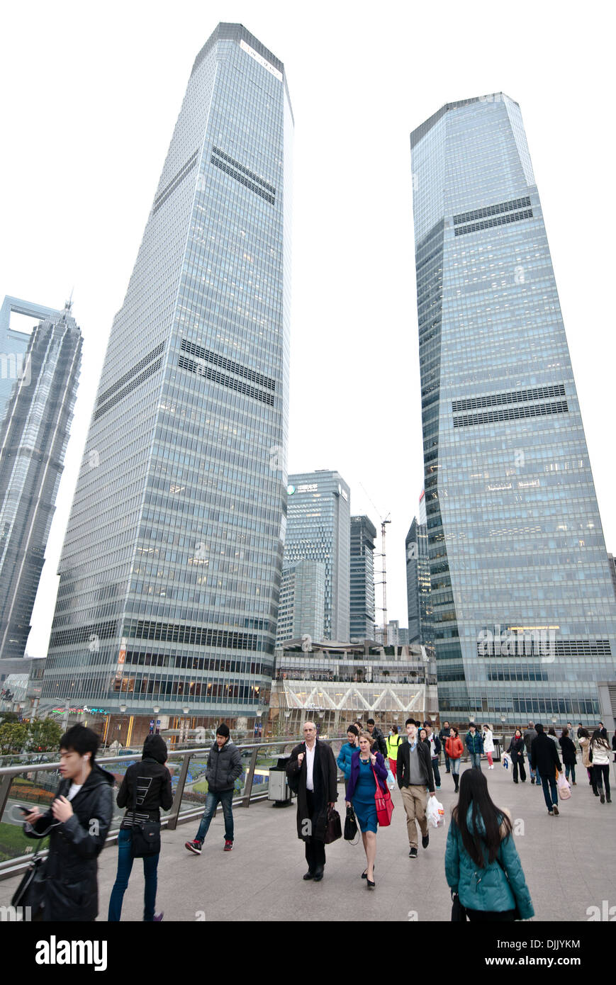IFC South Tower (HSBC building) and IFC North Tower HSBC building ...