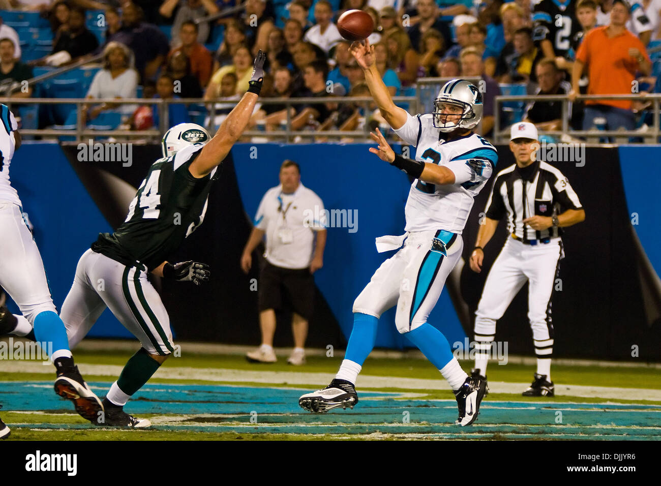 Aug. 21, 2010 - Durham, NC, U.S. - August 21 , 2010: Carolina Panthers ...