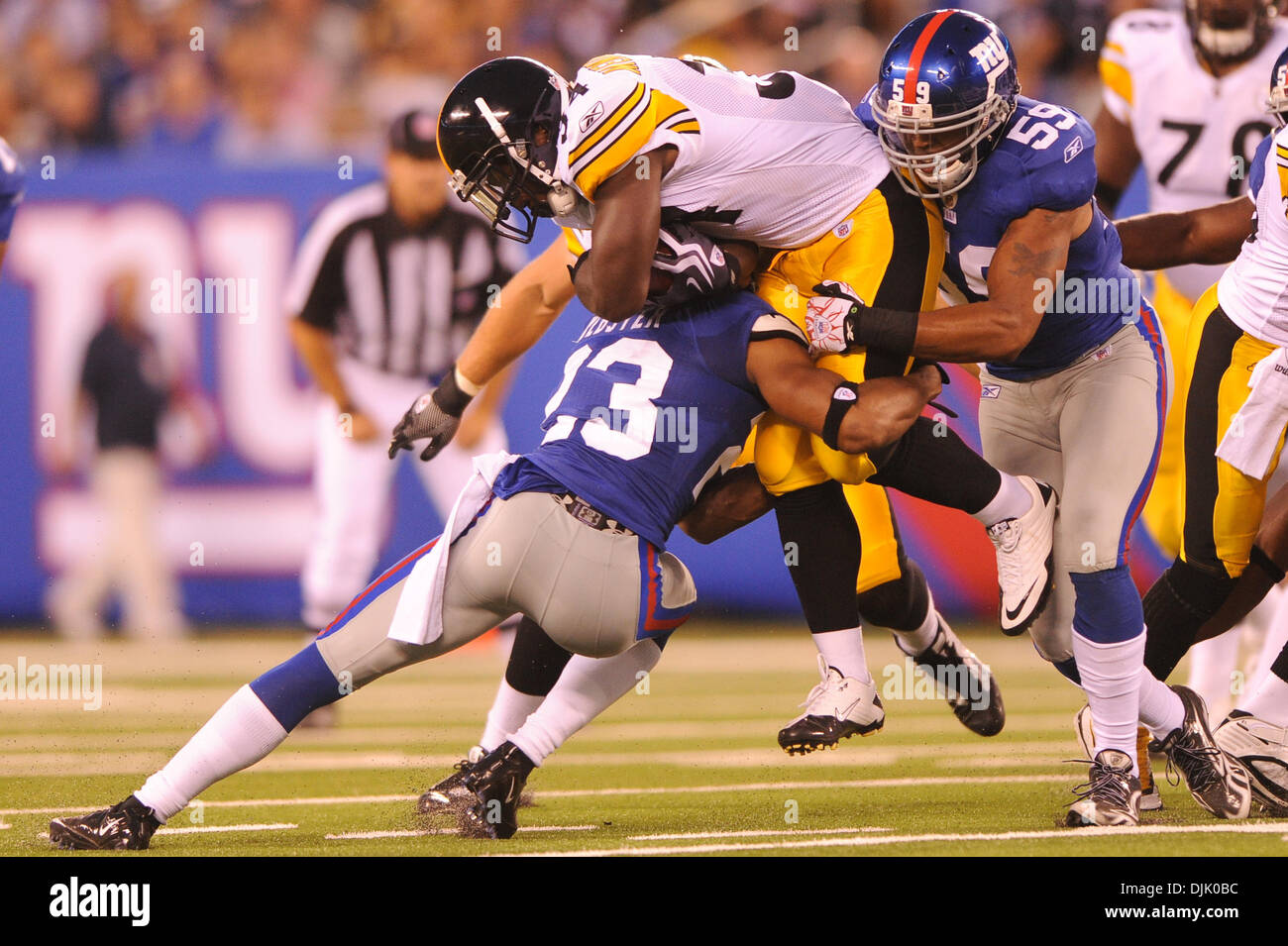 21 Aug, 2010: New York Giants corner back Corey Webster (23) and ...