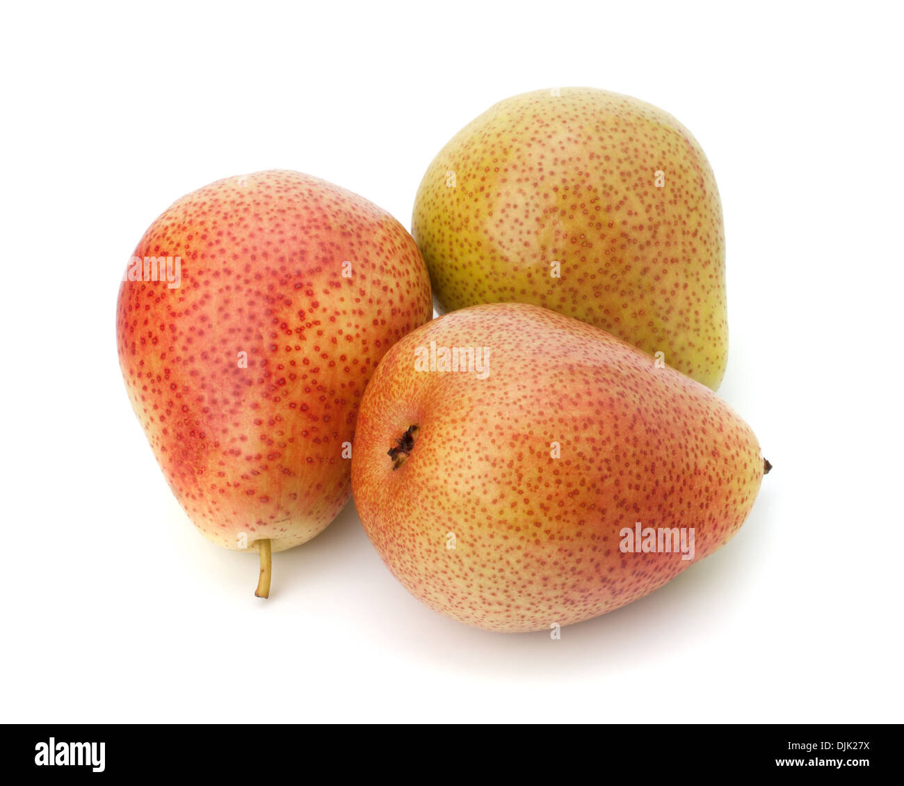 Pear fruits isolated on white background Stock Photo - Alamy