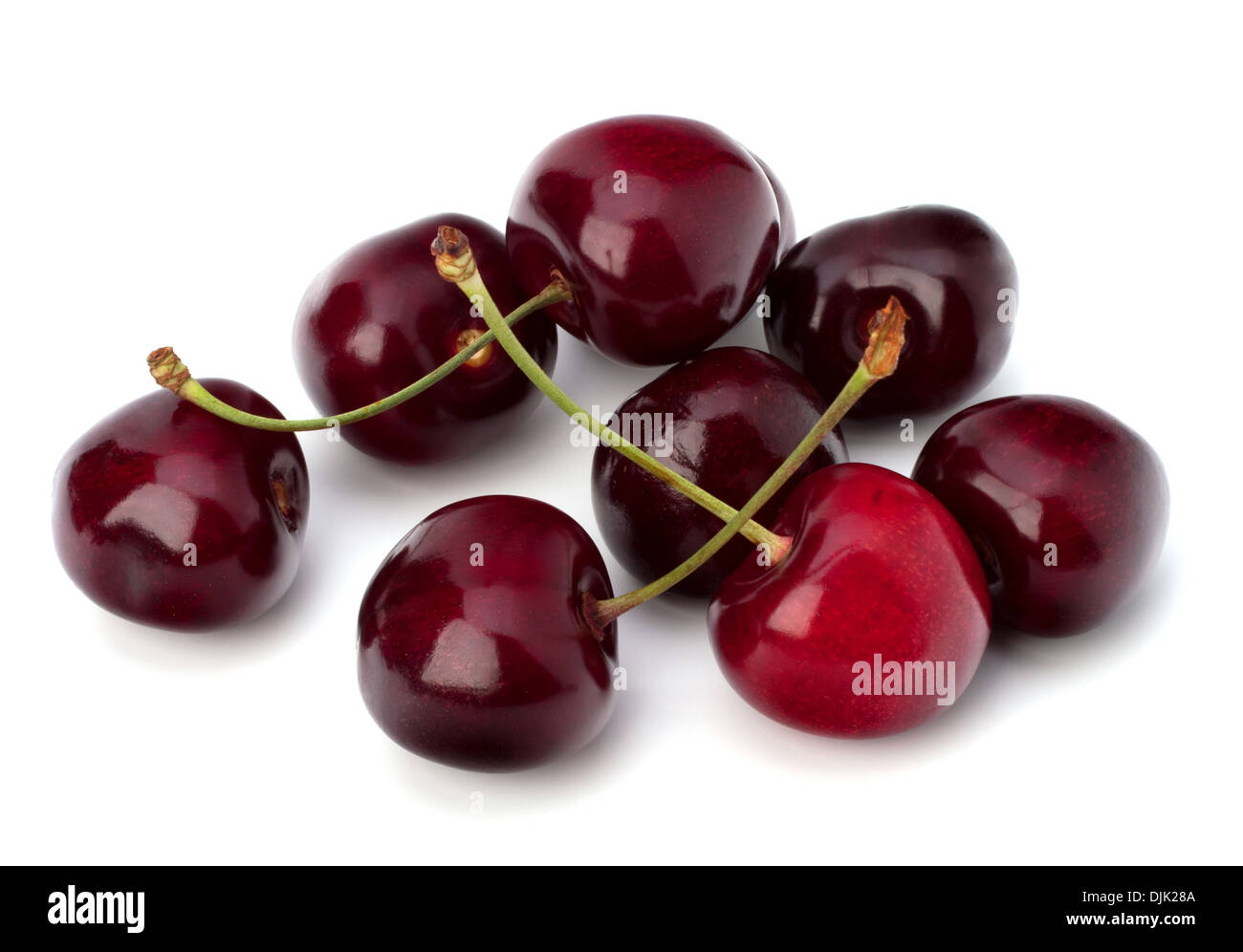 Cherry isolated on white background Stock Photo - Alamy