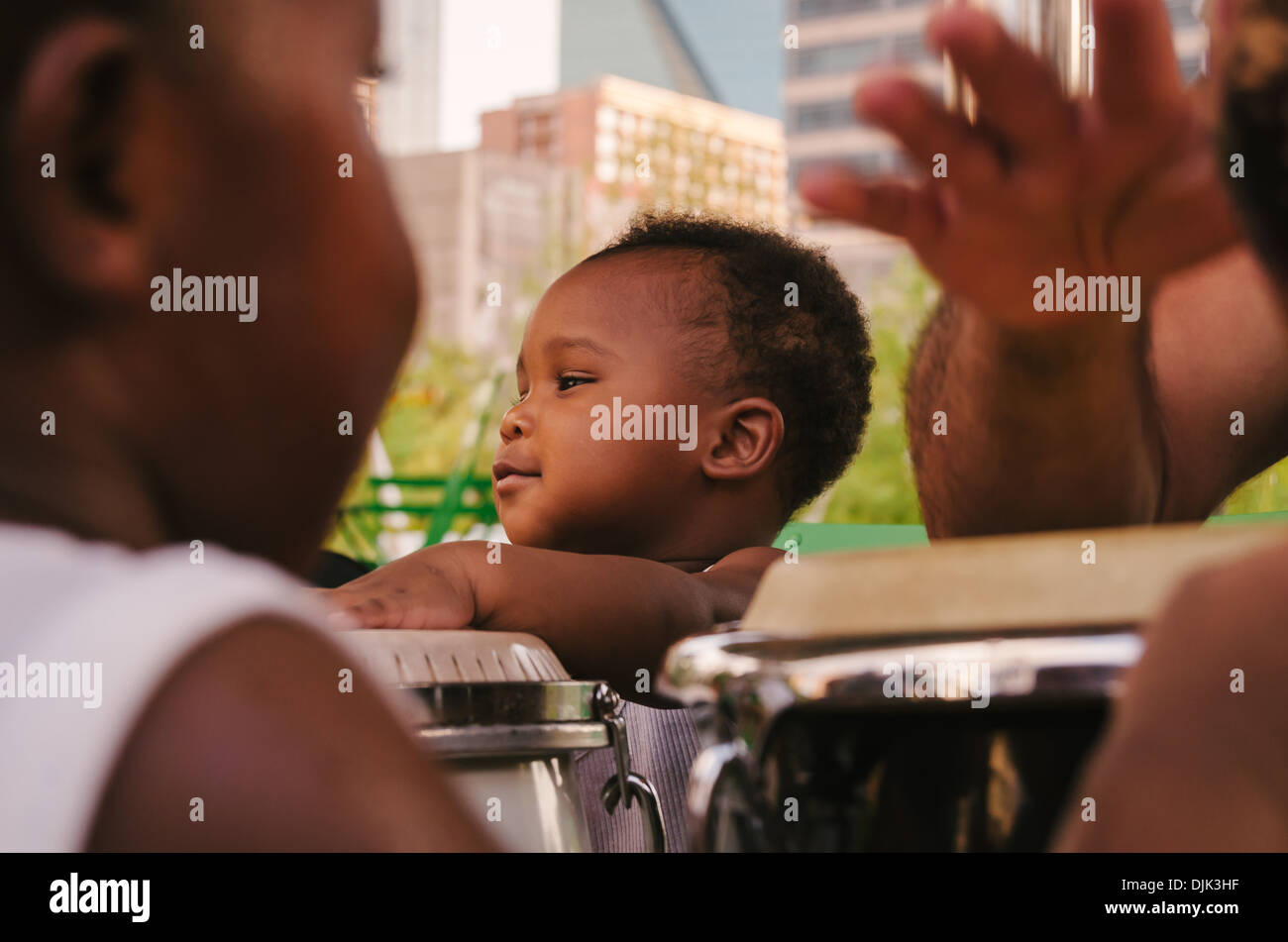 Playing the bongos hi-res stock photography and images - Alamy