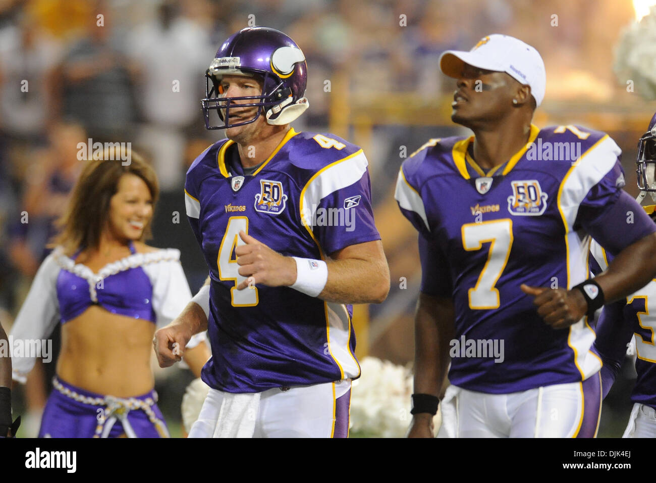 Minnesota vikings quarterback tarvaris jackson hi-res stock photography ...