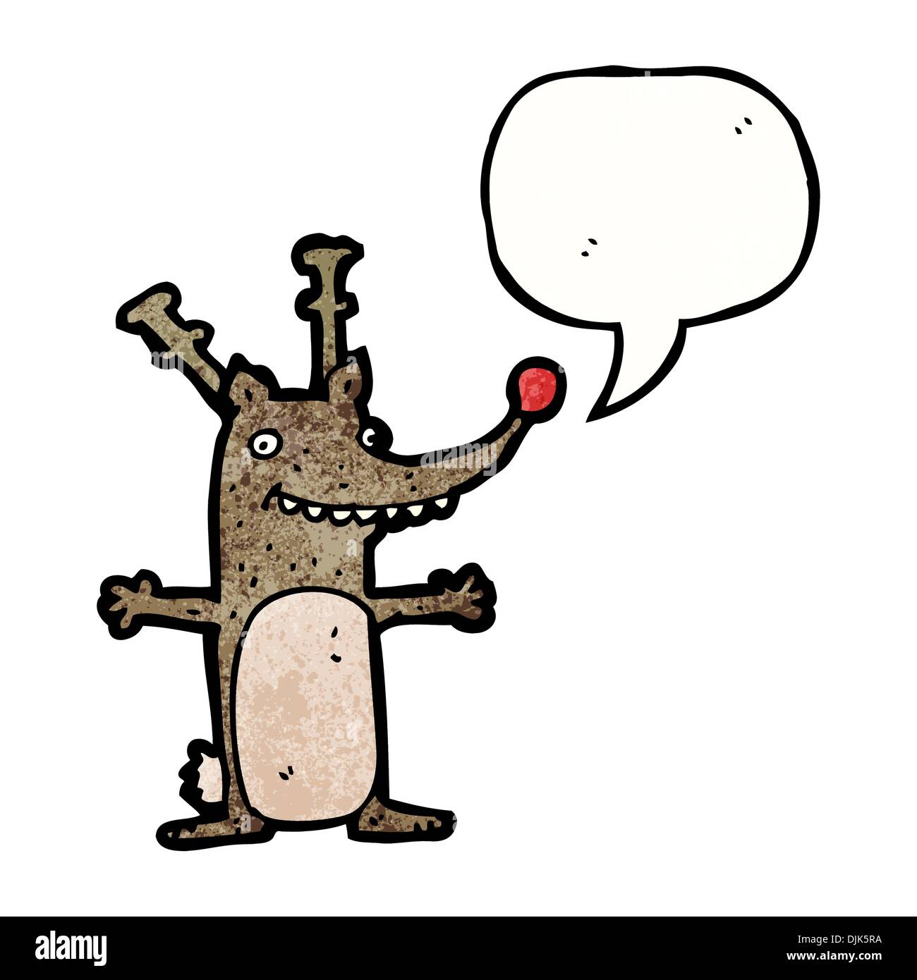Retro cartoon with texture. Isolated on White Stock Vector Image & Art ...