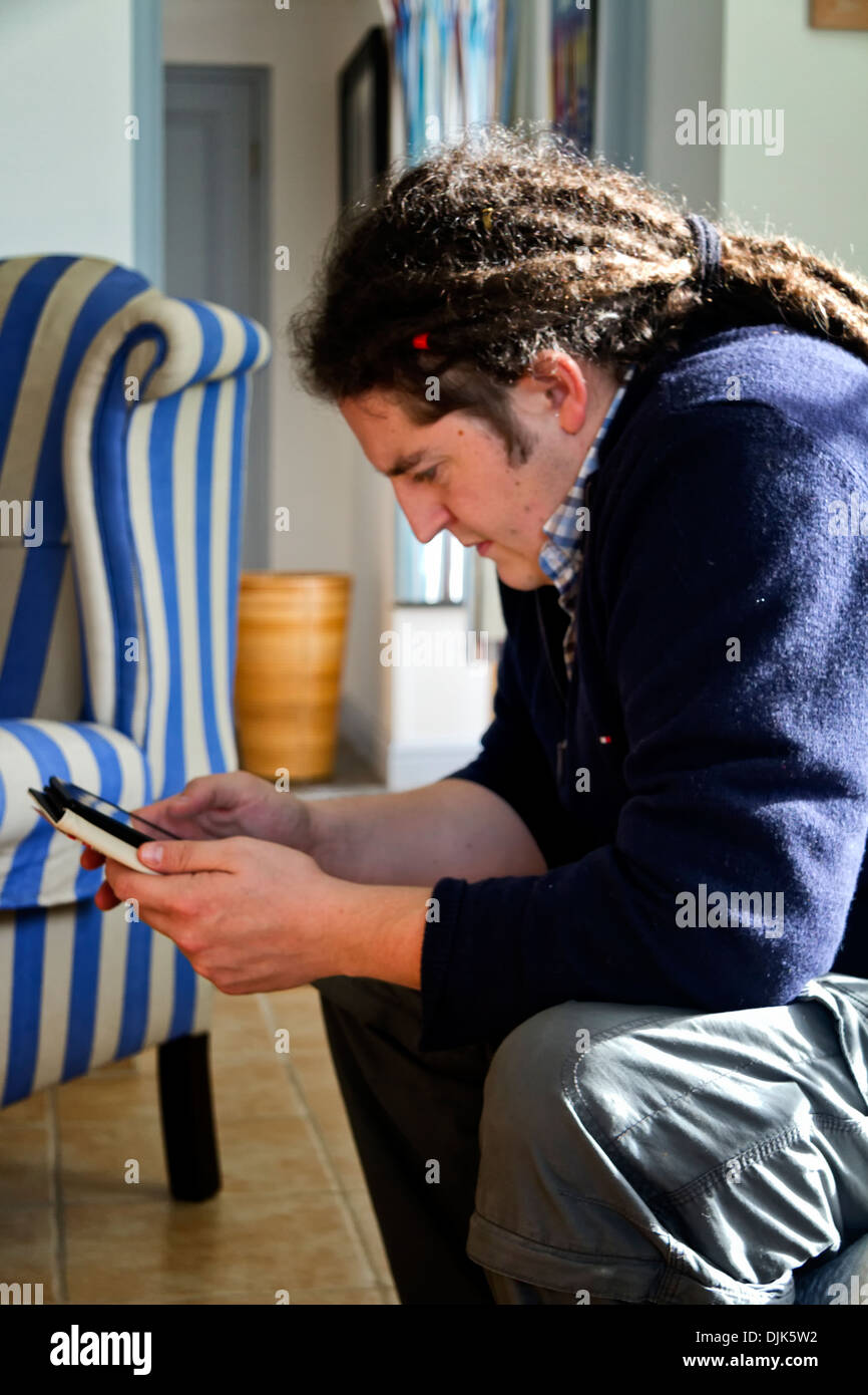 Ipad reading natural light hi-res stock photography and images - Alamy