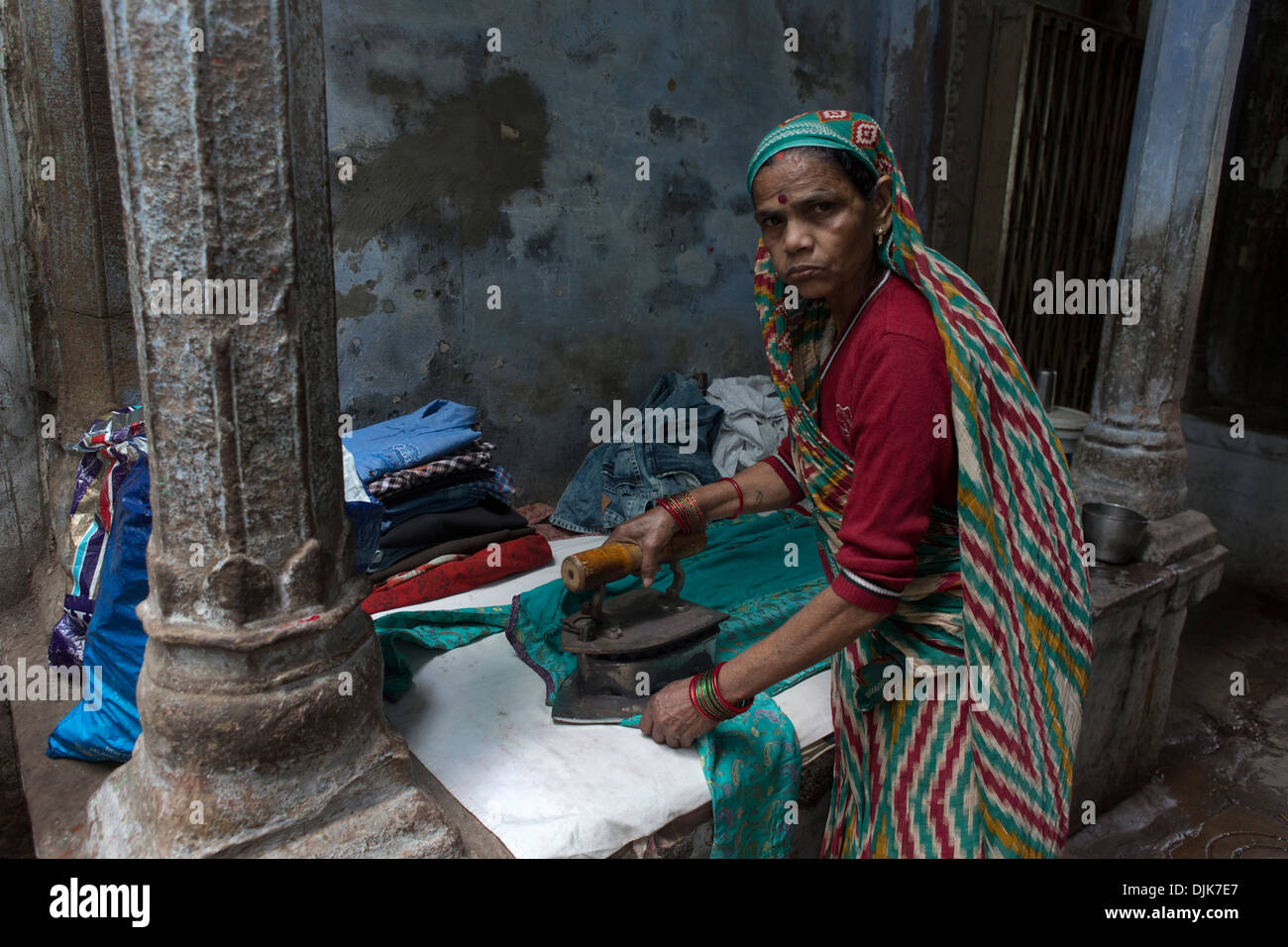 Ironing Clothes In India High Resolution Stock Photography and Images ...